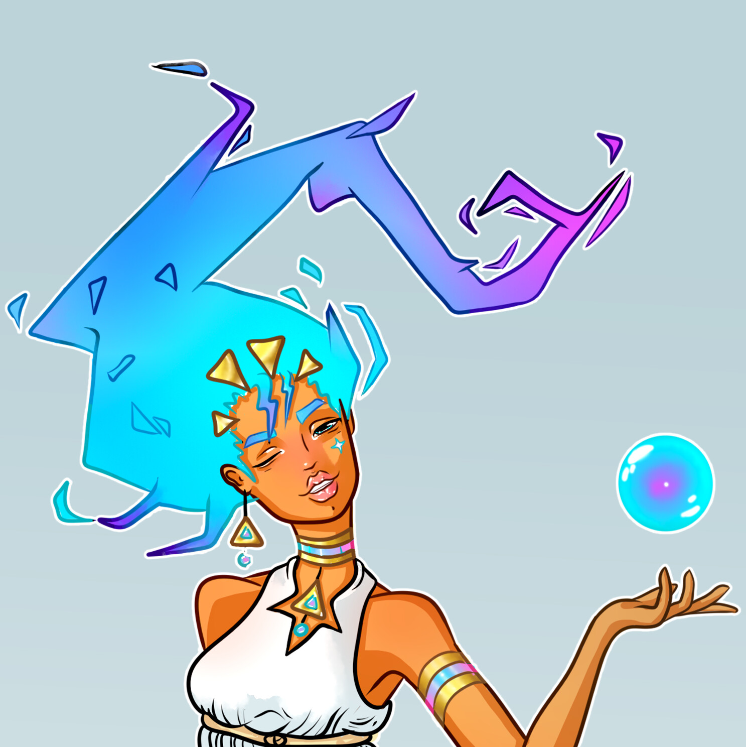 ArtStation - Estella, Celestial Comet - Character Design