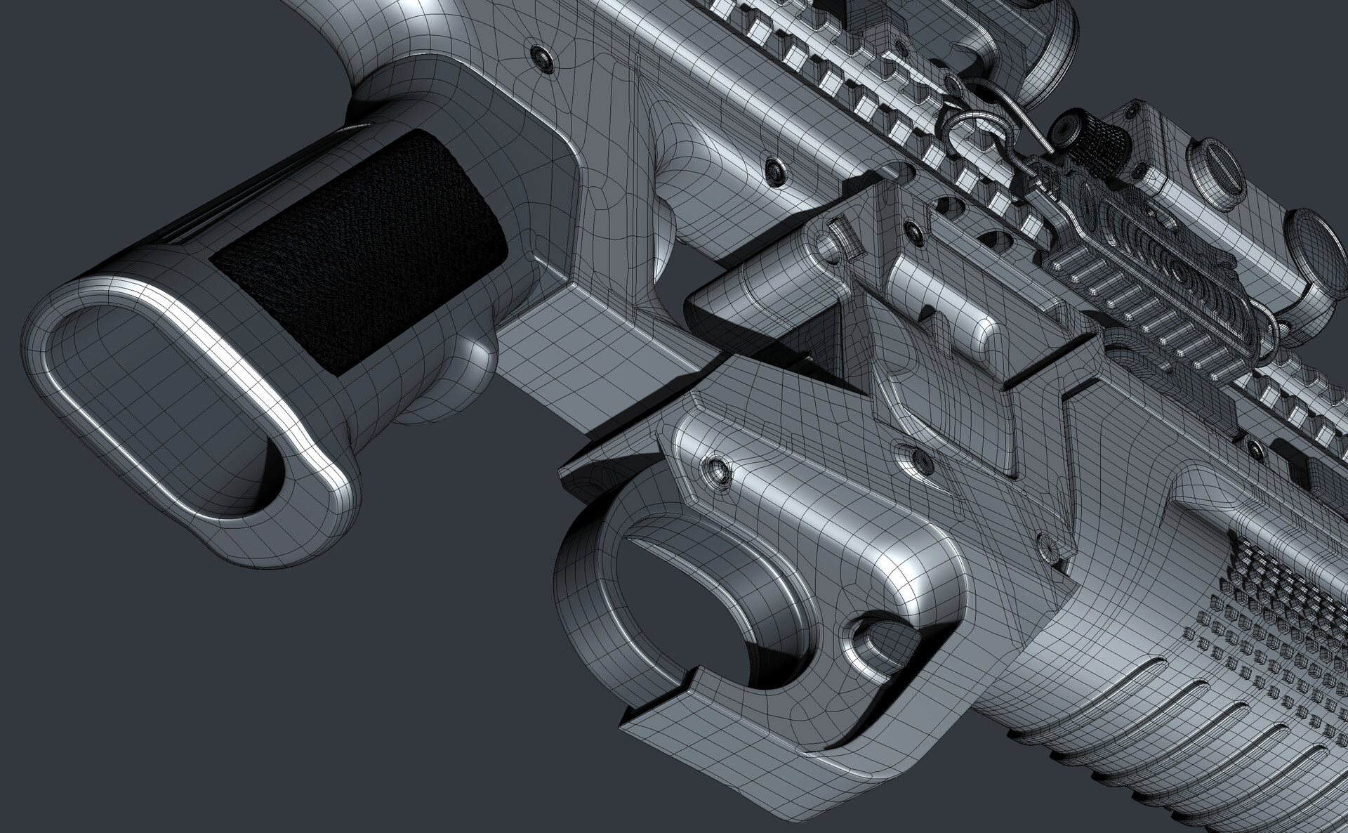 Santiago Dominguez - FN MK13 (Hi-Poly)