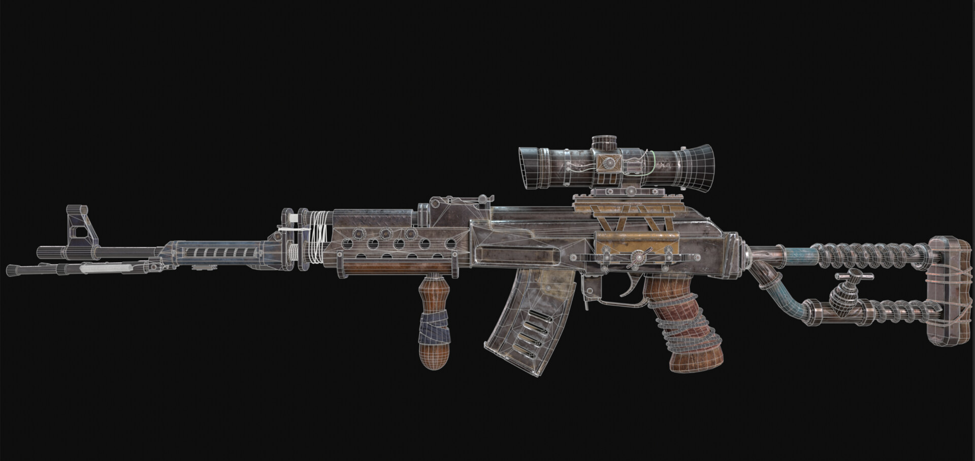 ShirokayaMito - Metro Gun learning [PBR process]