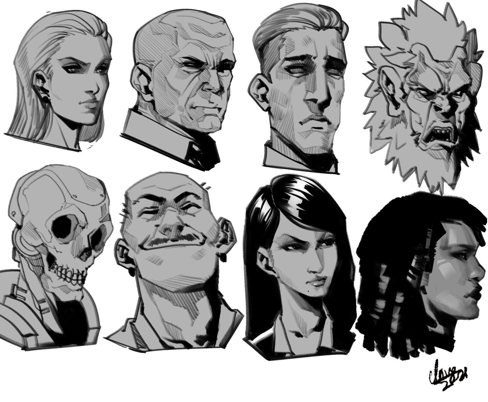 ArtStation - Headshots