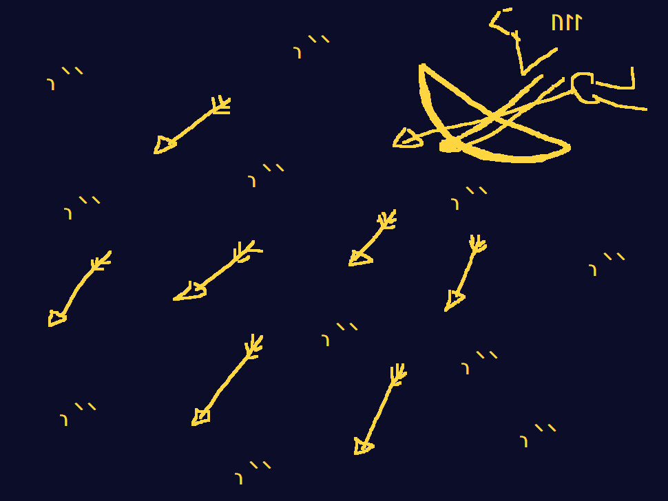 ArtStation - Ull send his arrows, the sunbeams to the Earth