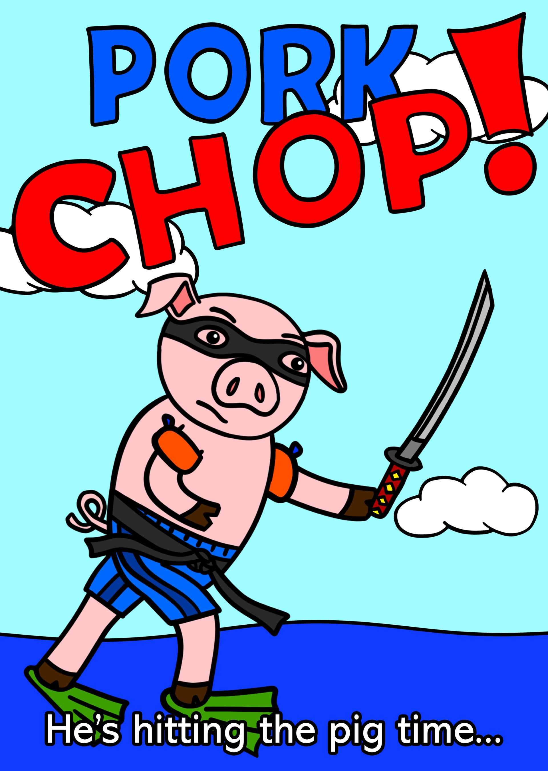 ArtStation - 'Pork Chop' DLC promotional poster concept