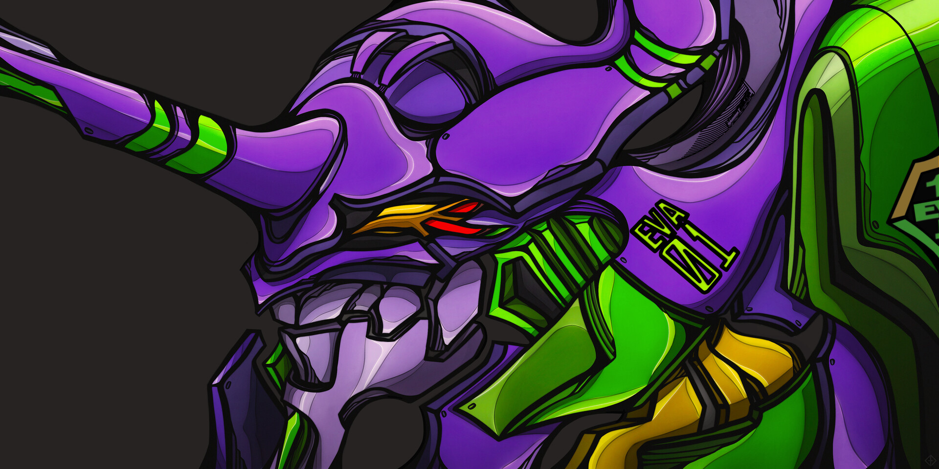 ArtStation - EVA_01 Helmet Concept