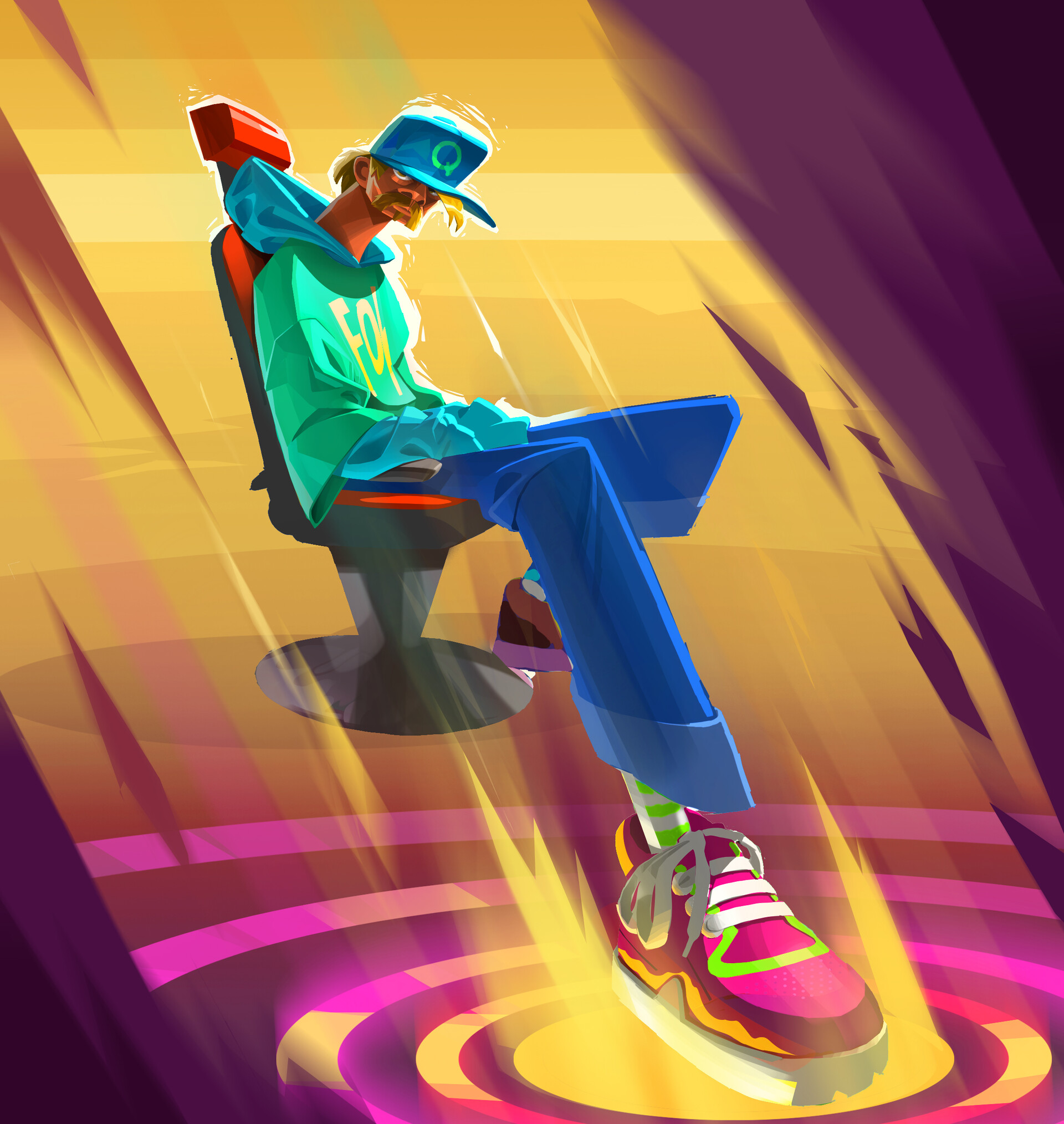 ArtStation - fire man