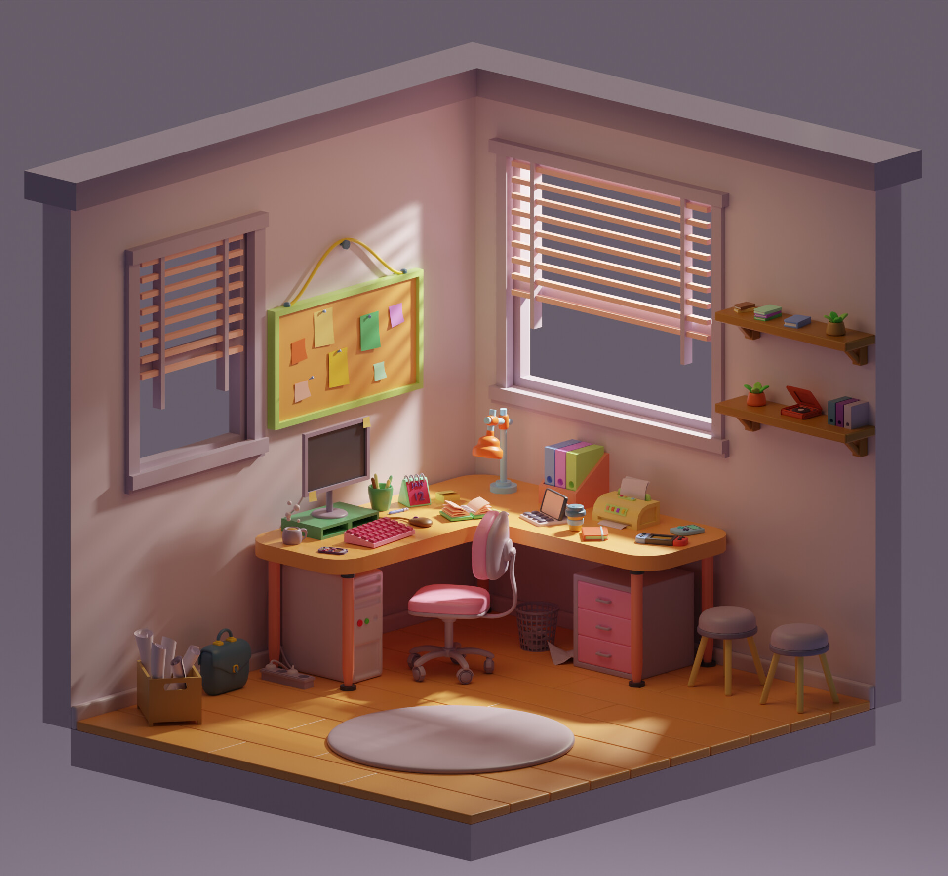 ArtStation - Study Room