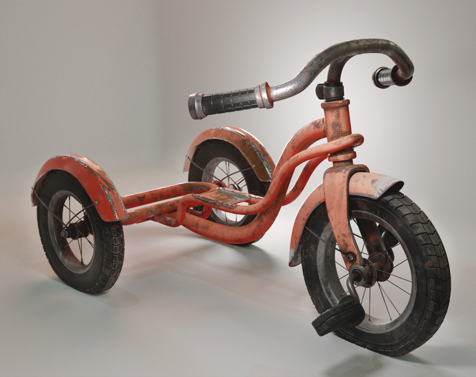 ArtStation - Dilapidated Tricycle