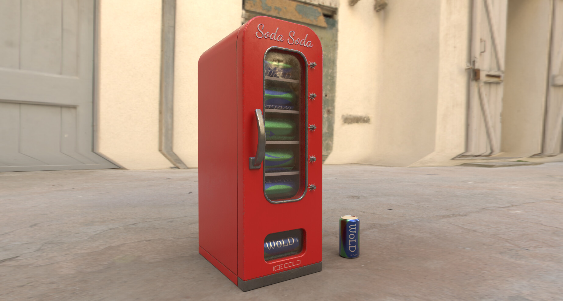 World of Level Design AlexG - The Making of Retro Soda Vending Machine ...
