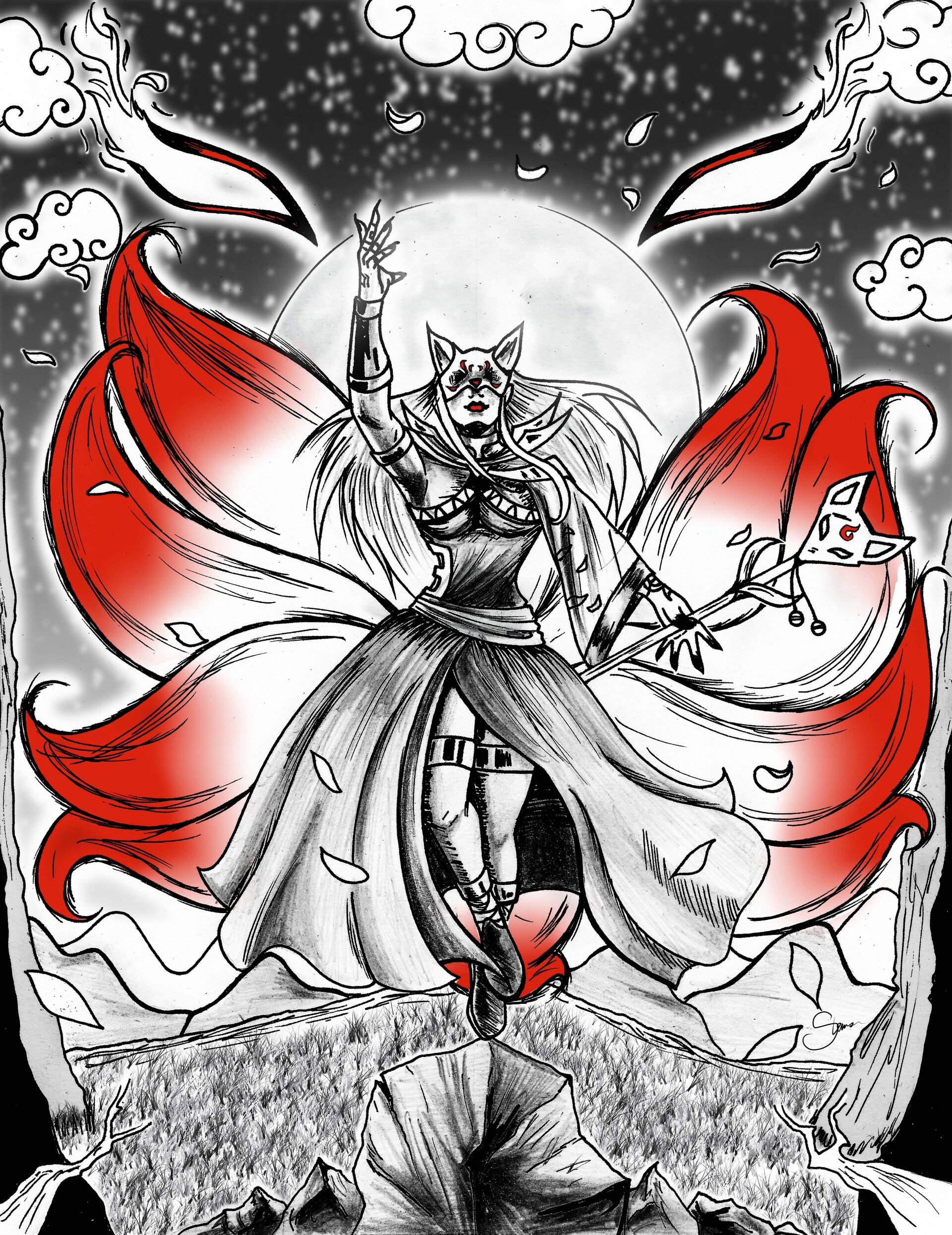 ArtStation - Lady Kitsune