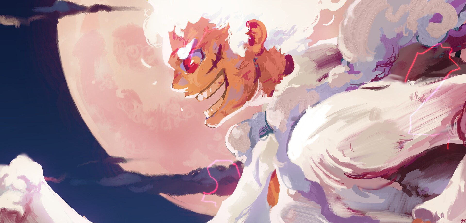 ArtStation - Luffy Gear 5 (Updated)