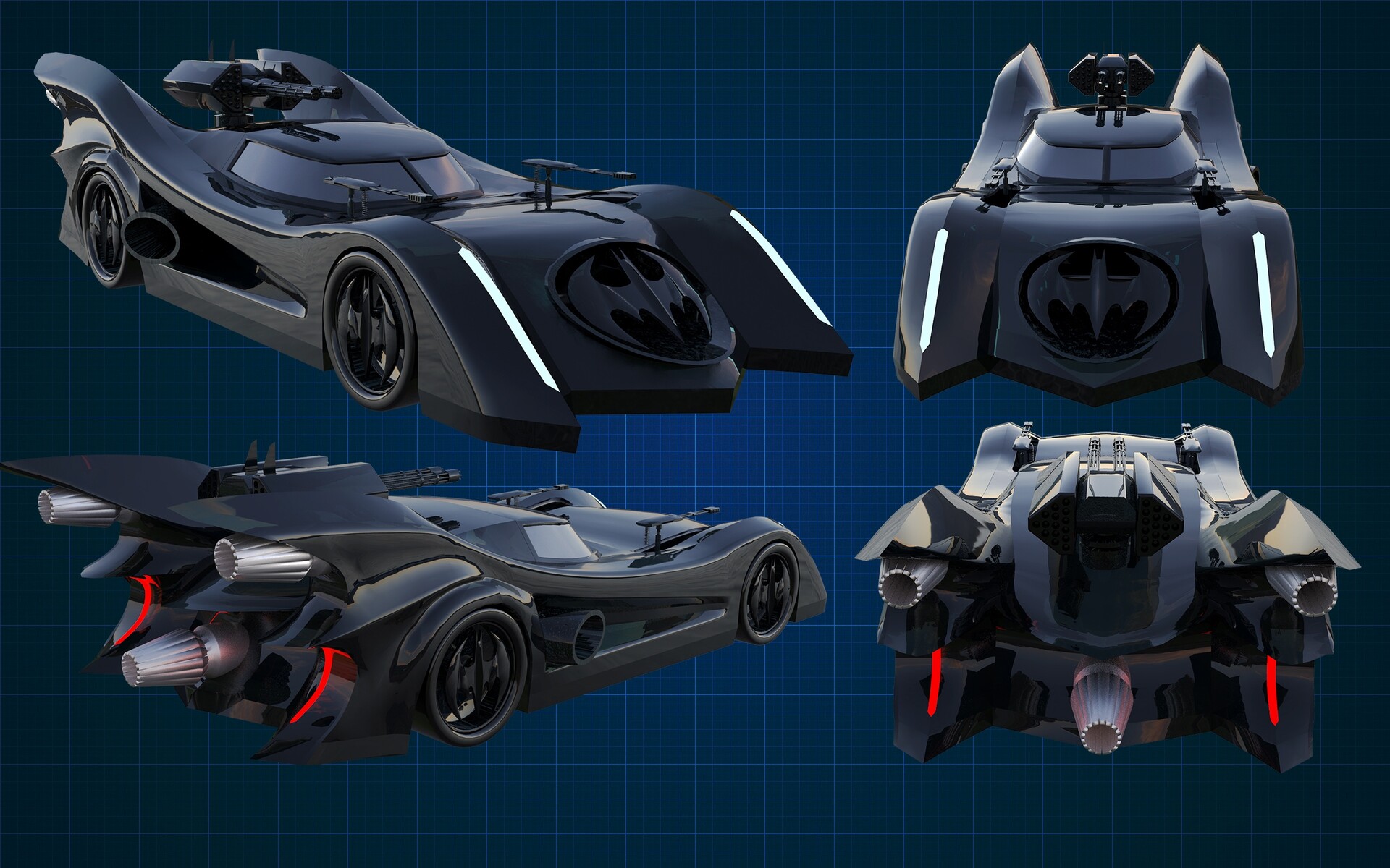 ArtStation - batmobil