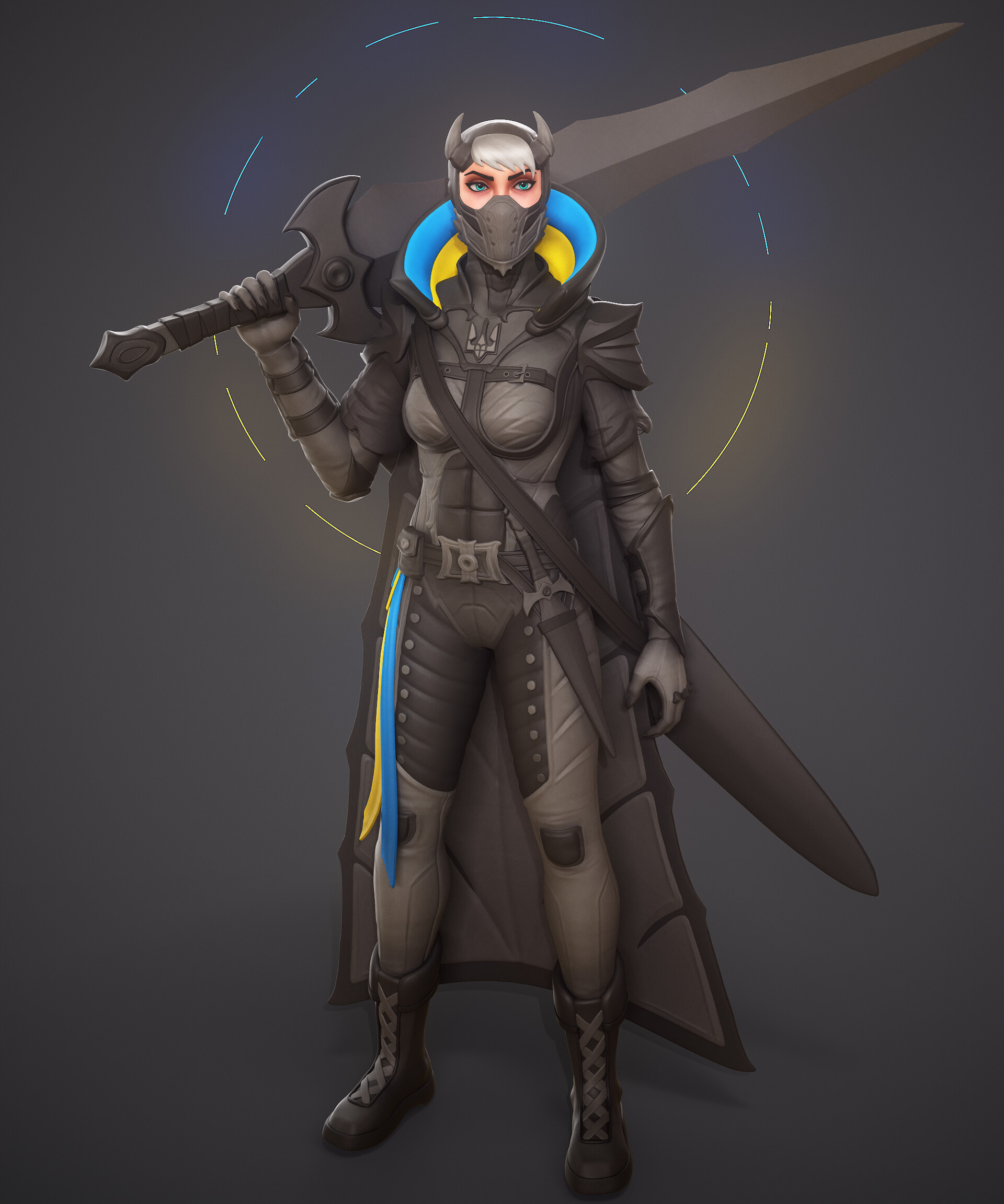 ArtStation - Marichka, The Orc Slayer