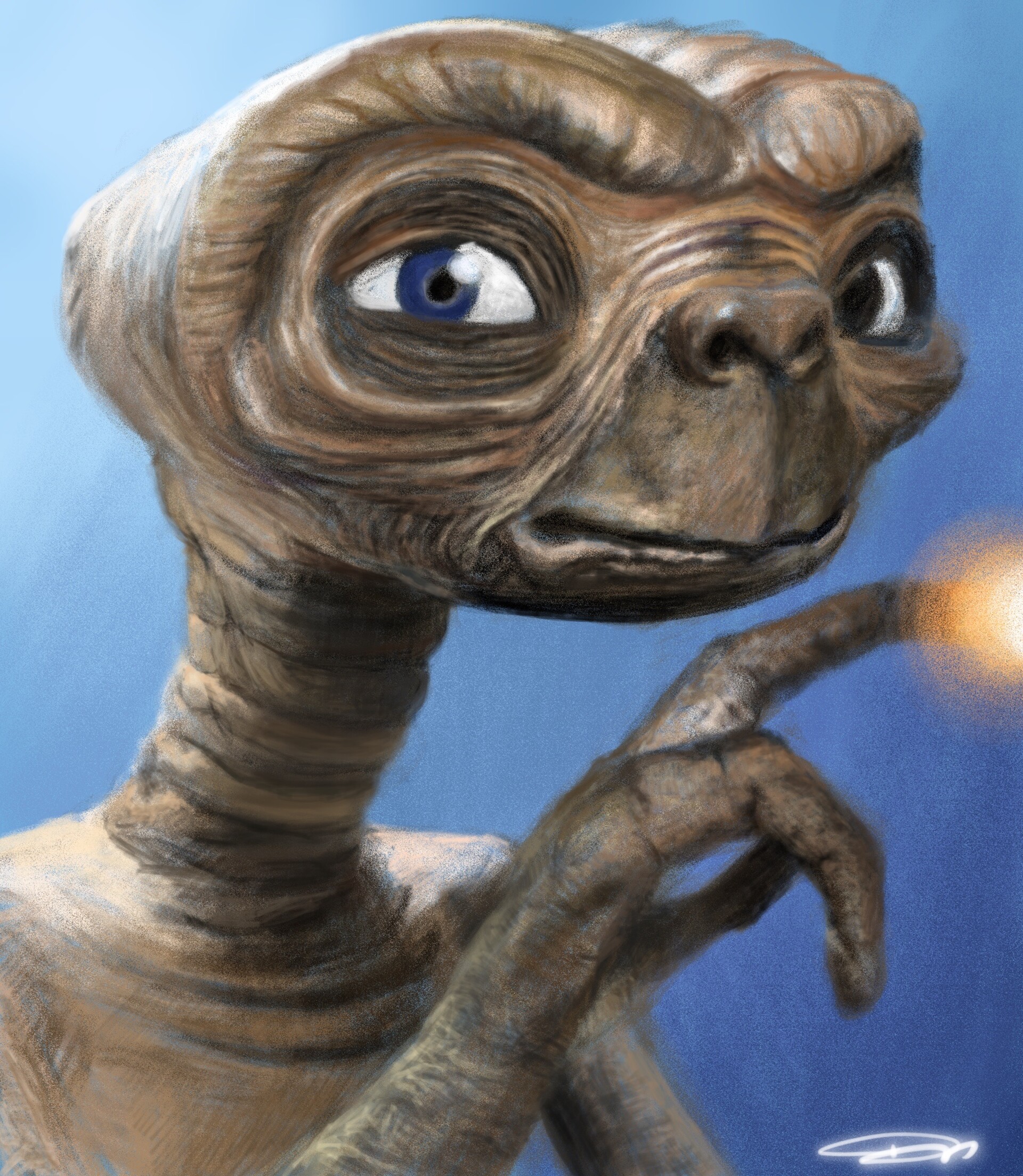 ArtStation - E.T. the Extra Terrestrial Portrait