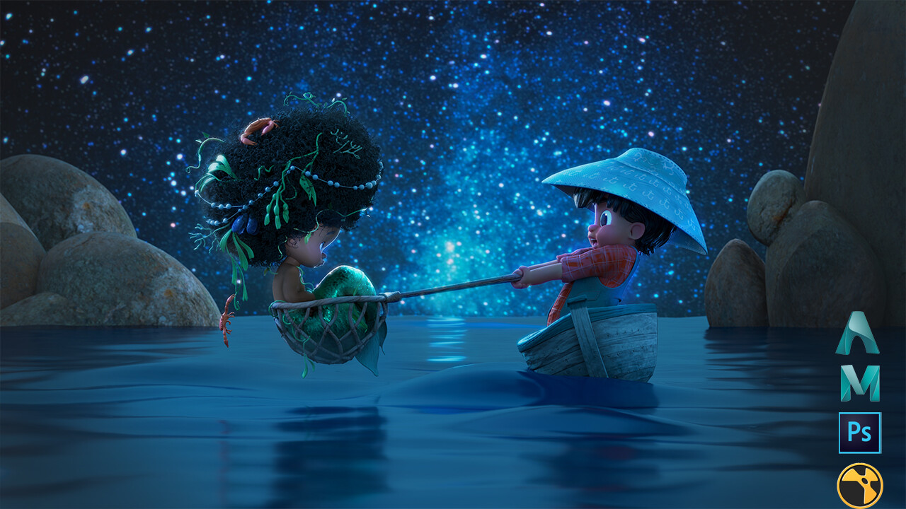 ArtStation - Water_boy (unexpected catch)