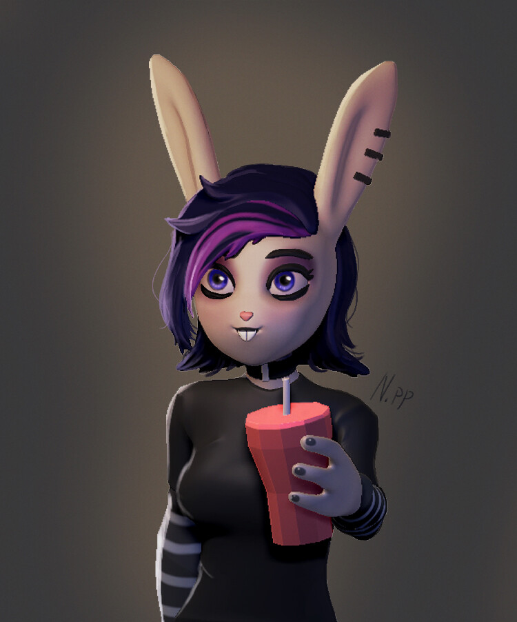 ArtStation - Rabbit girl