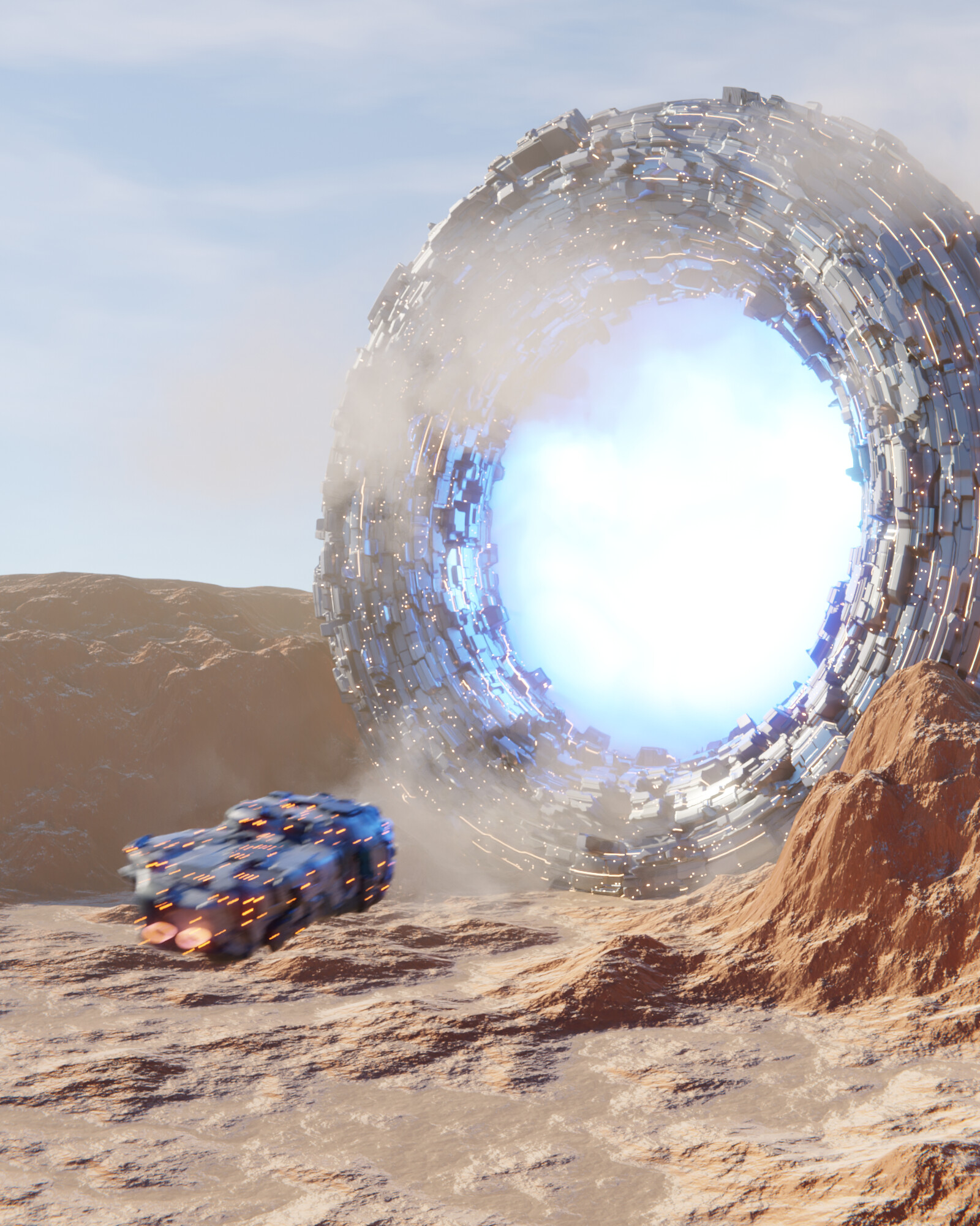 Abdelrahman Mohamed - Sci-Fi Portal Concept