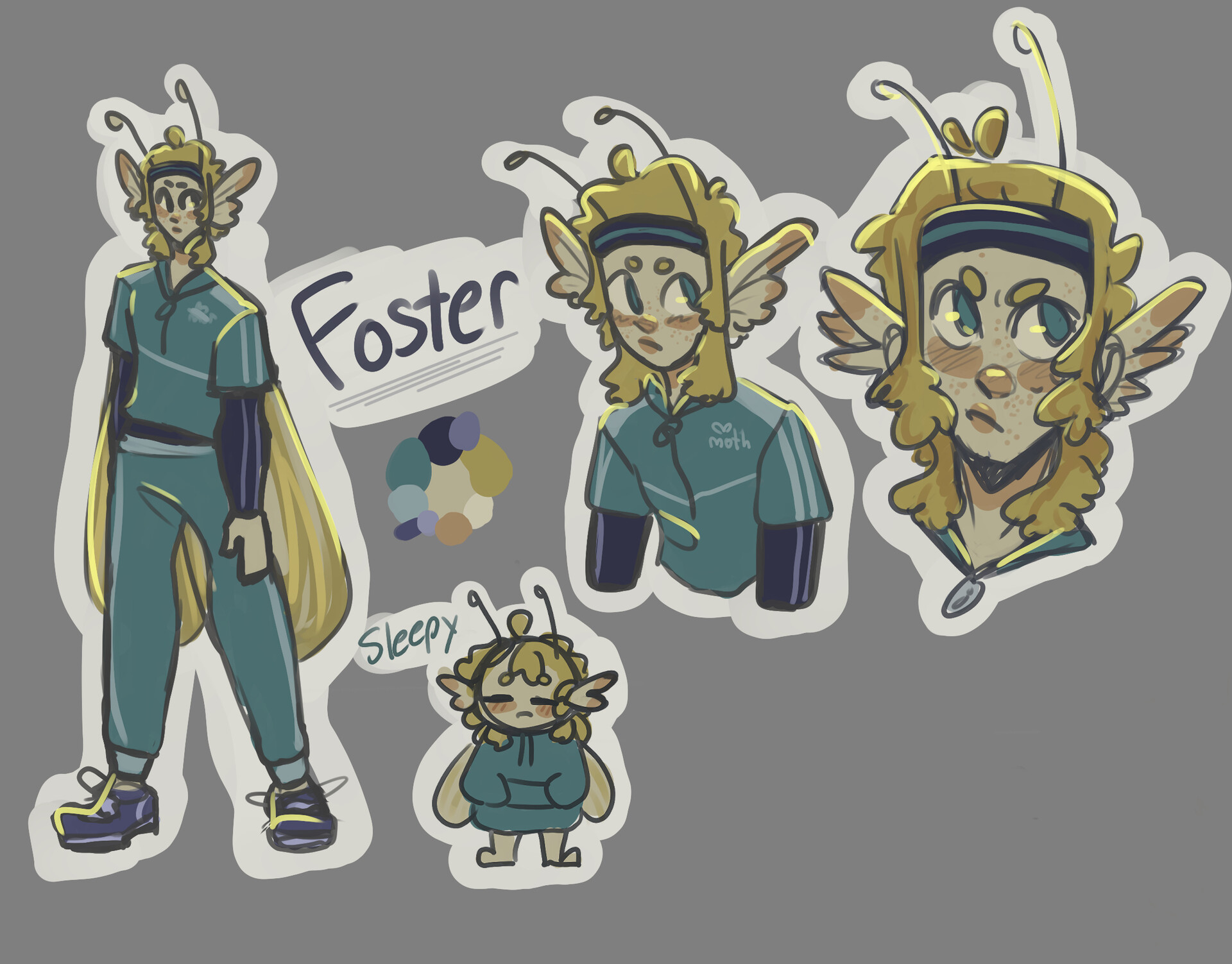 ArtStation - moth boy