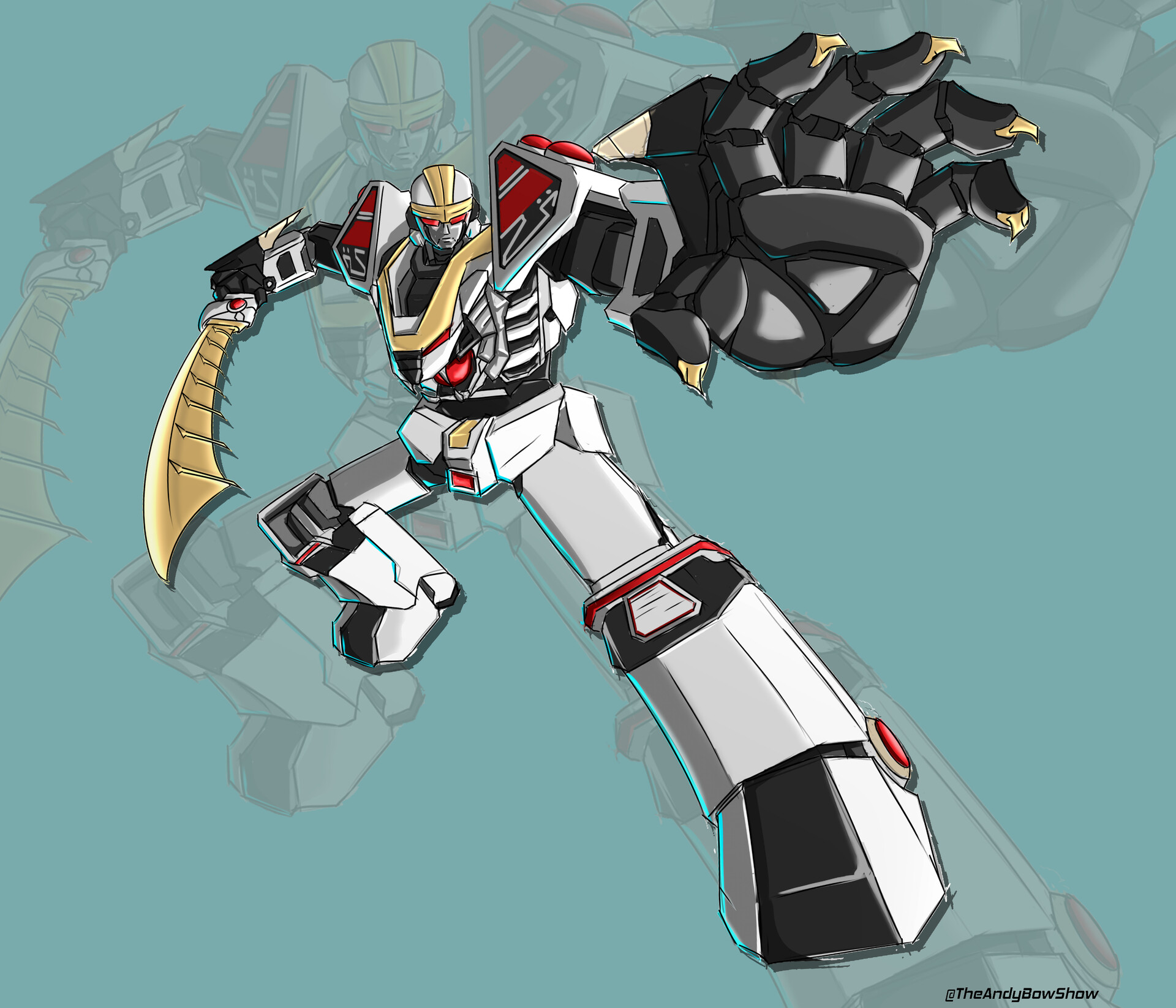 ArtStation - White Tigerzord