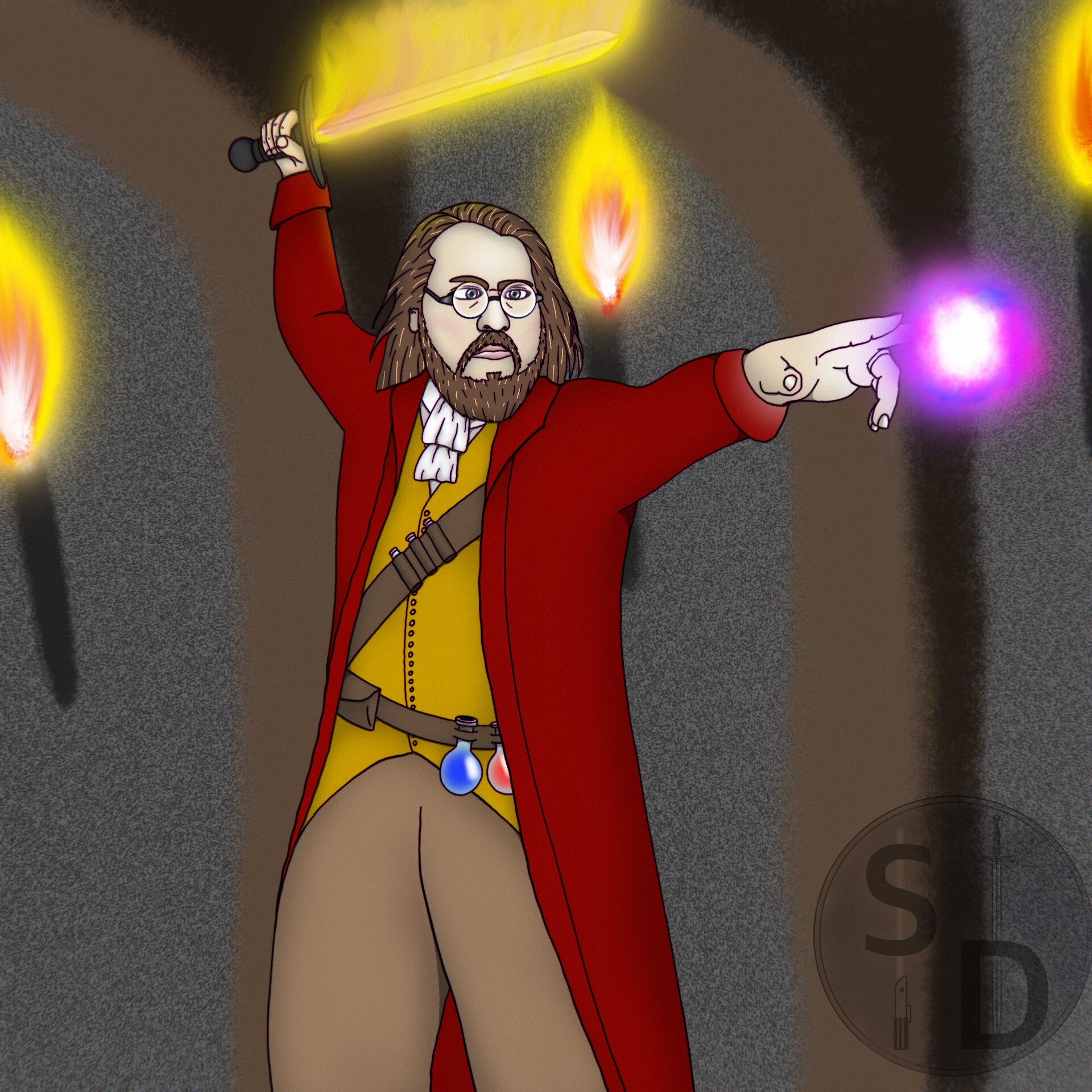 ArtStation - OC: Myself as an Eldritch Knight