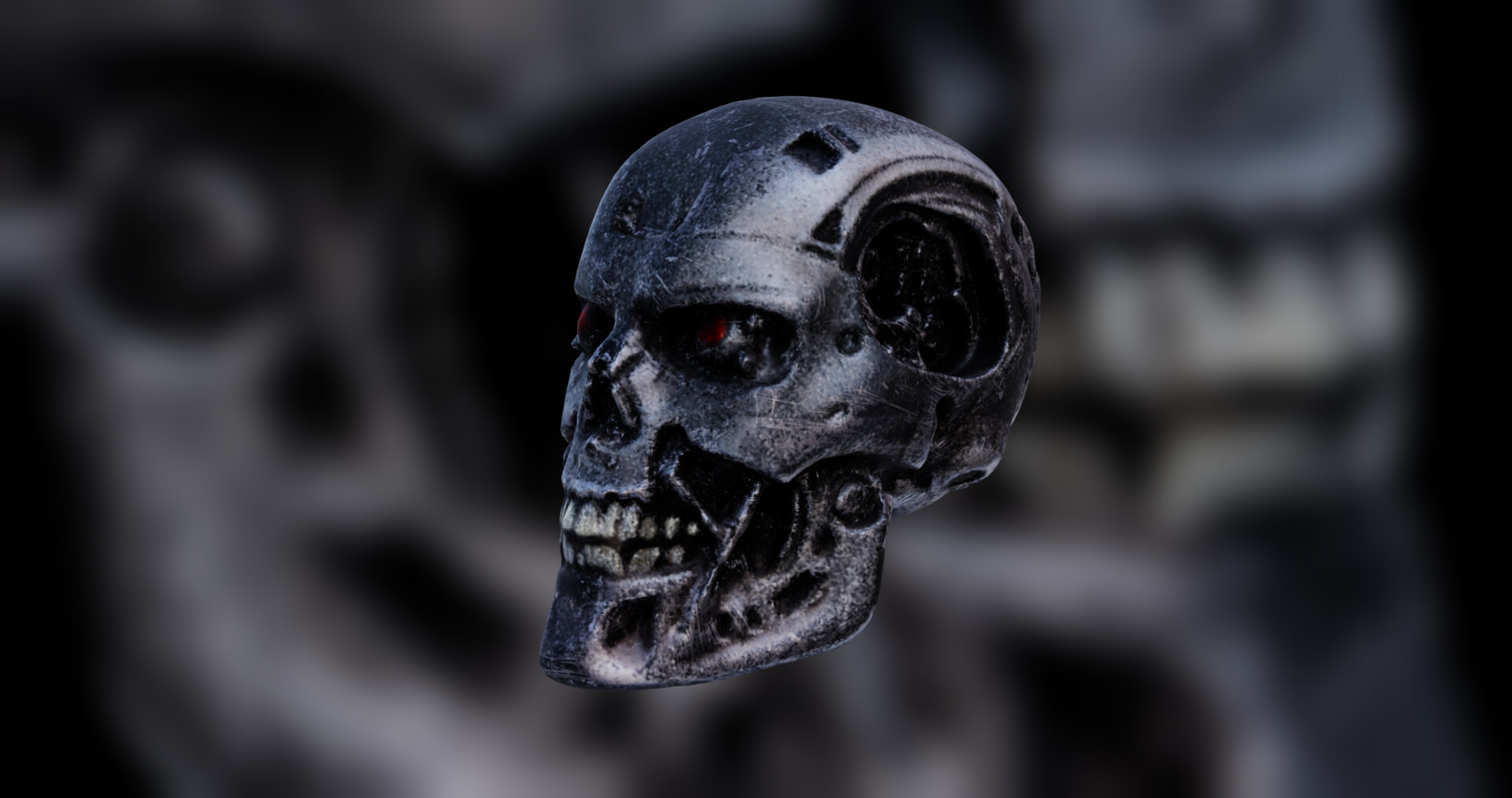 Terminator Skull Front