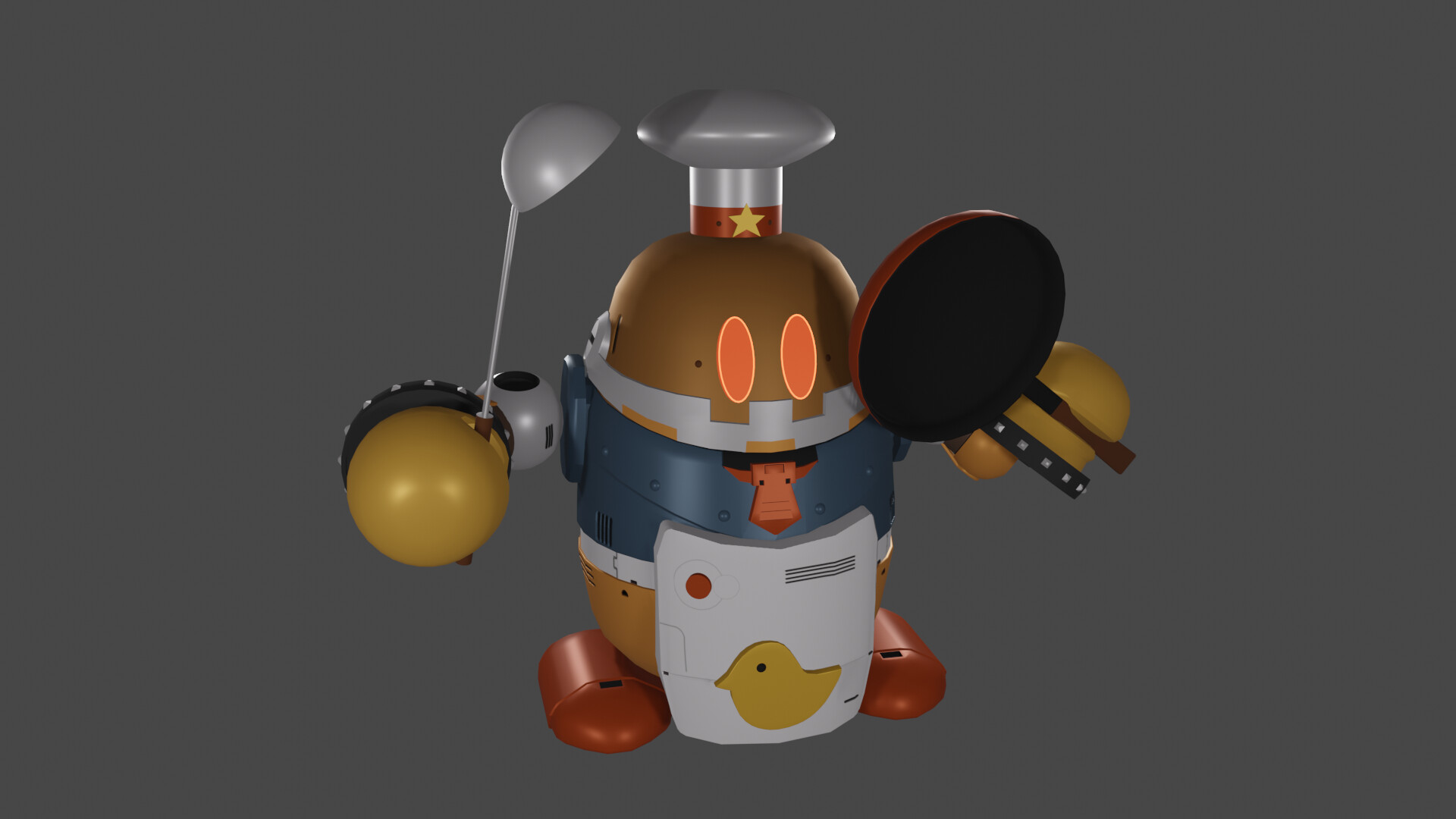 ArtStation - Kirby's Return to Dreamland - Kitchen Bot
