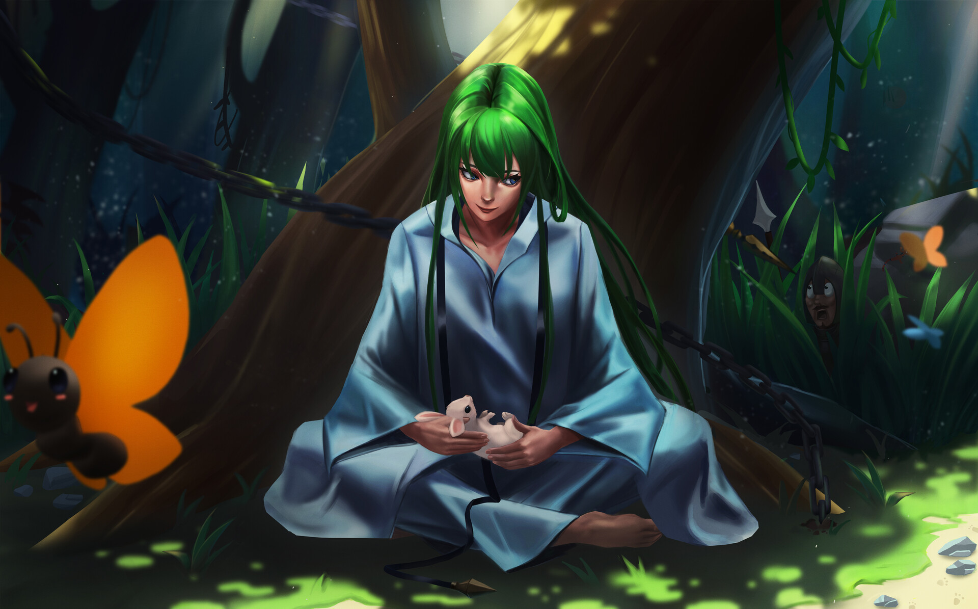 ArtStation - Fate-Enkidu fan art