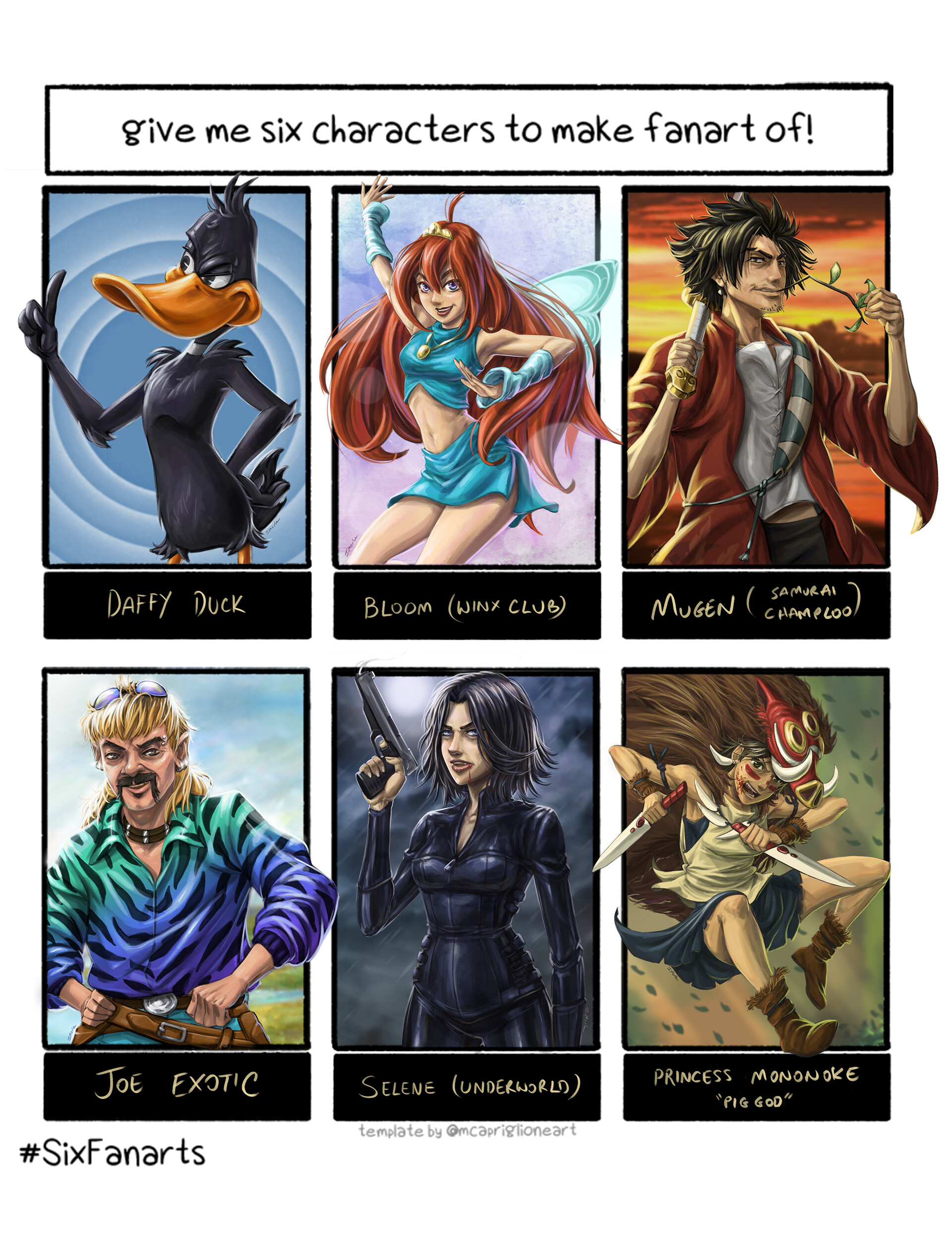 ArtStation - Six Fanarts