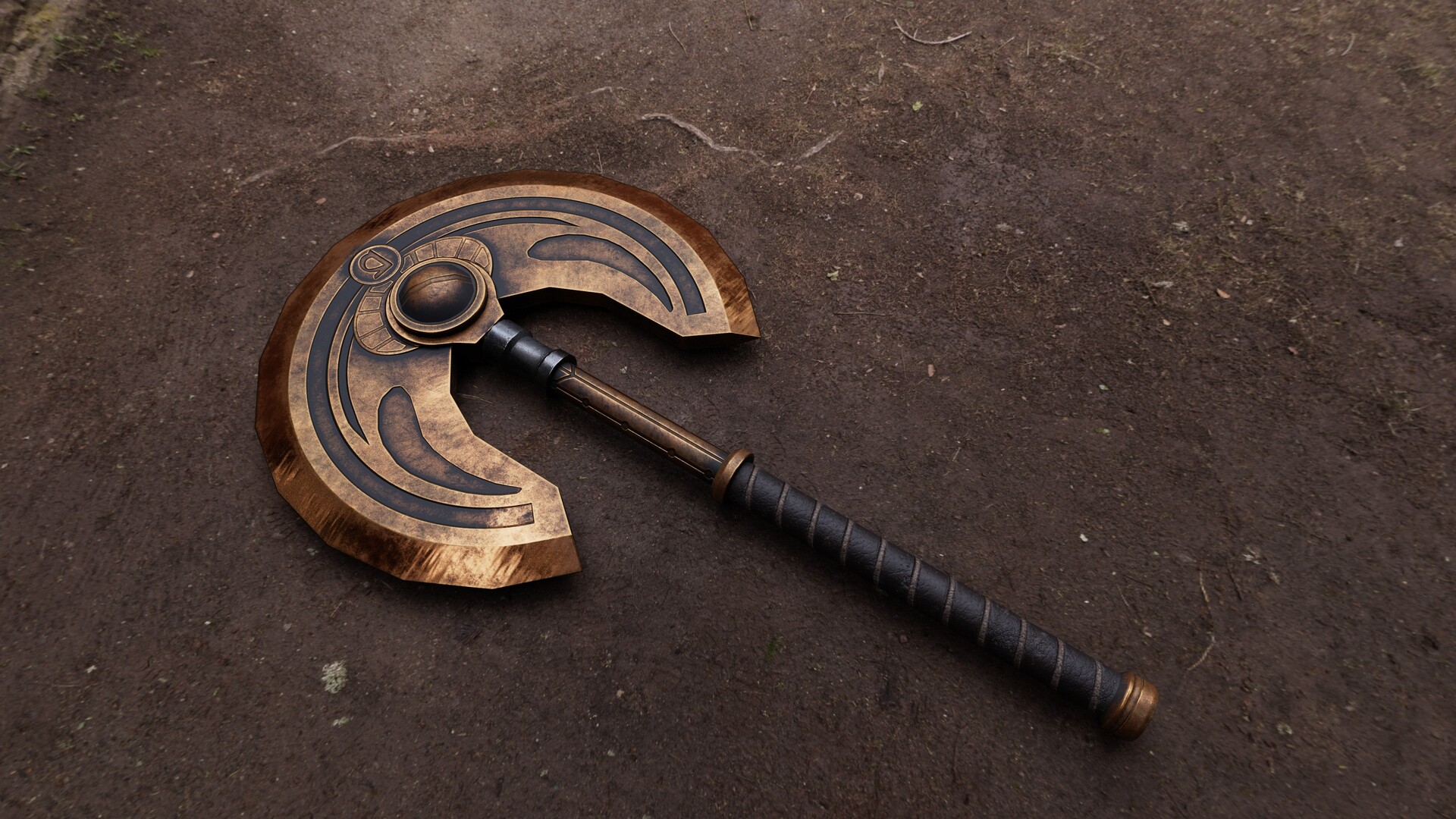 dwarven war axe morrowind