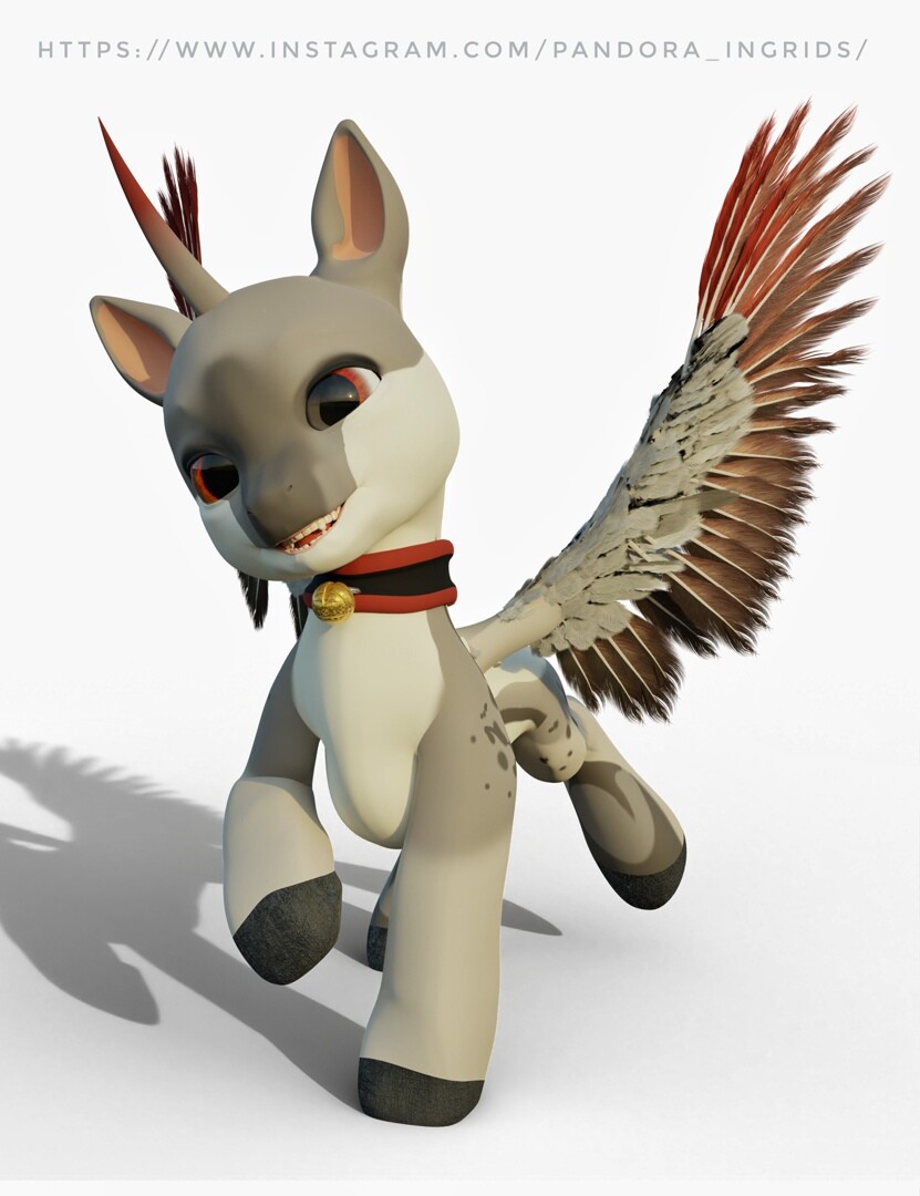 ArtStation - Chibi pony 3d model