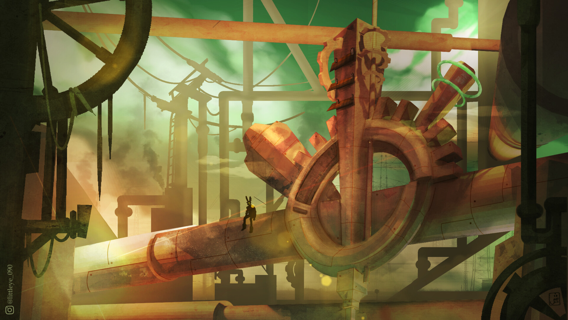 ArtStation - Steam Punk rabbit invasion Concept