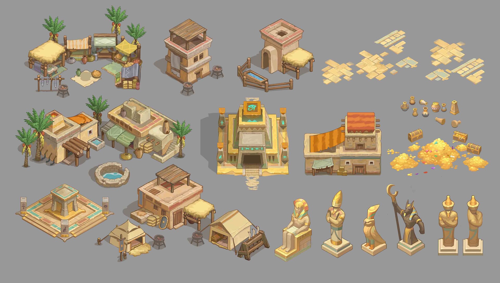 ArtStation - Ancient Egypt Assets