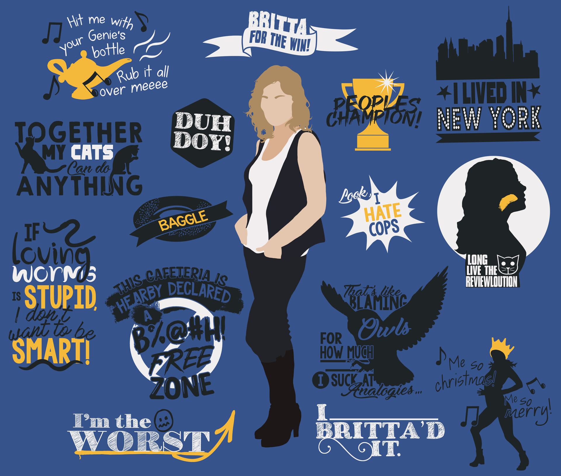 Matthew McBride - Britta Perry Quotes