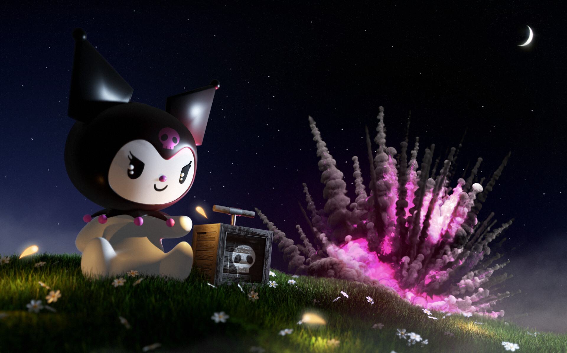 ArtStation - Kuromi Bomb Render