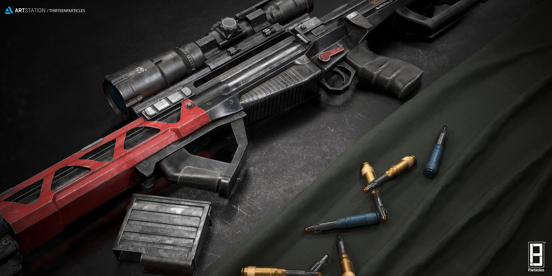 ArtStation - Anti Material Precision Rifle