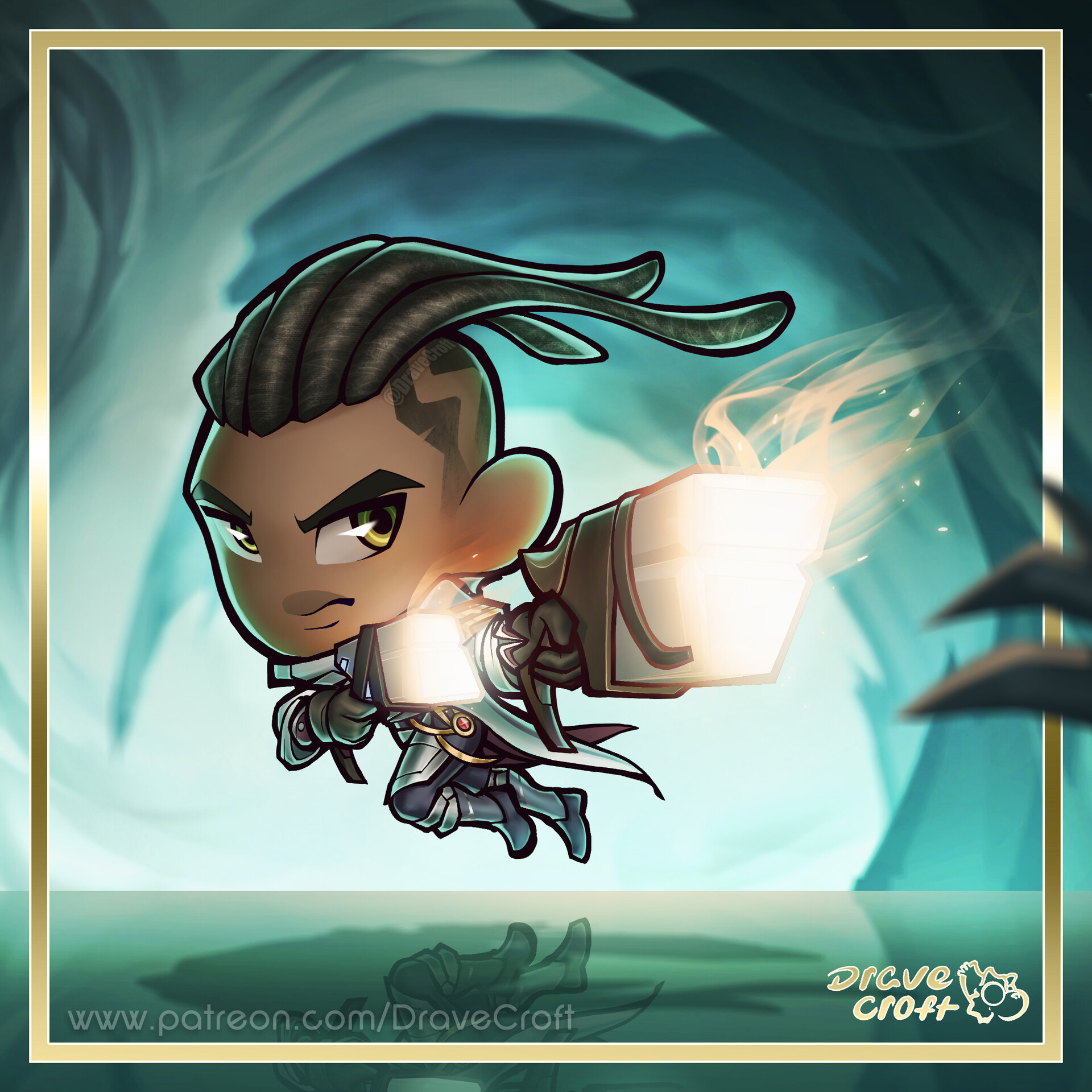 ArtStation - Lucian - League of Legends Chibi Fanart