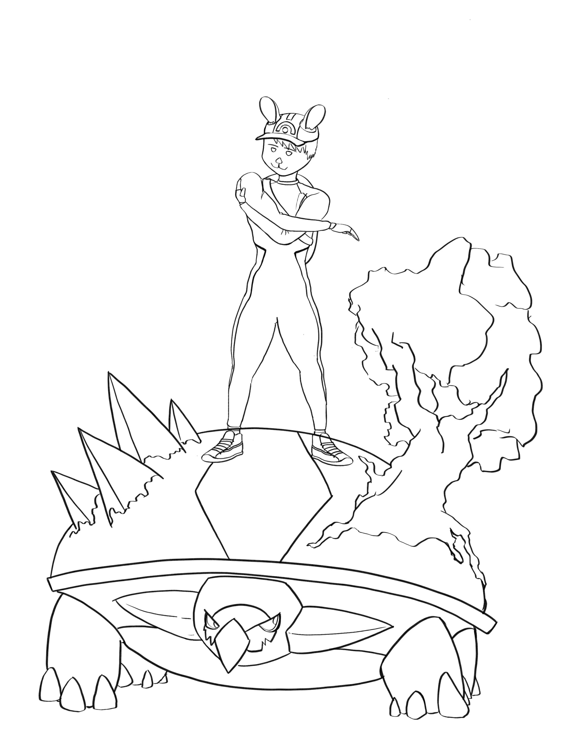 torterra coloring page