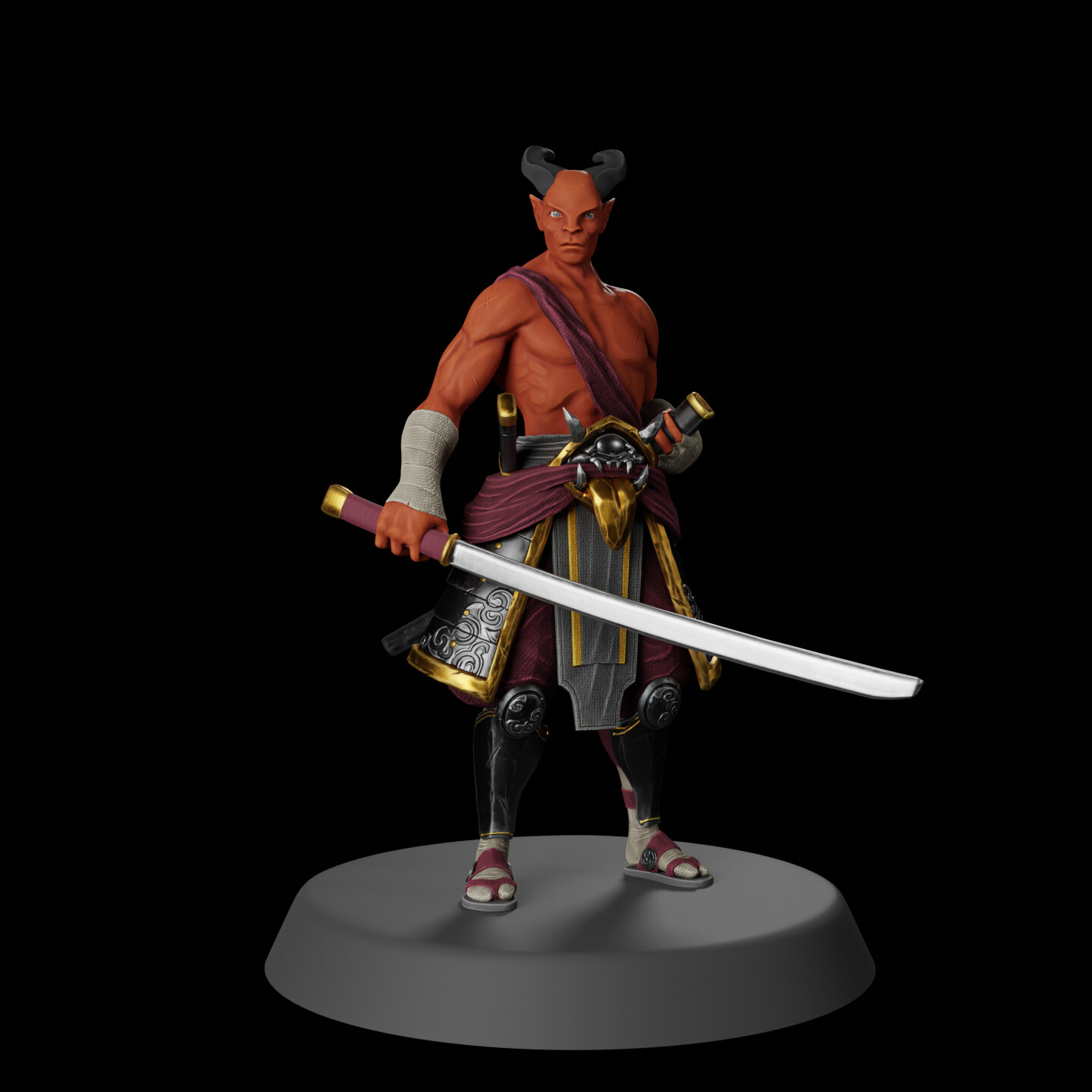 ArtStation - Ronin demon