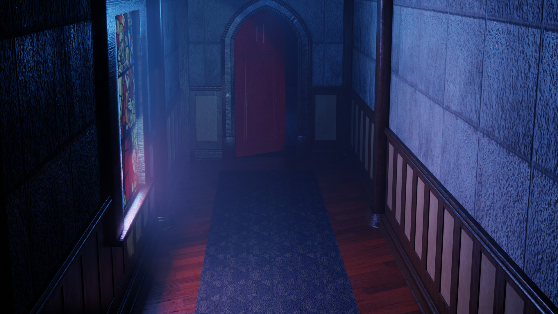 ArtStation - horror corridor