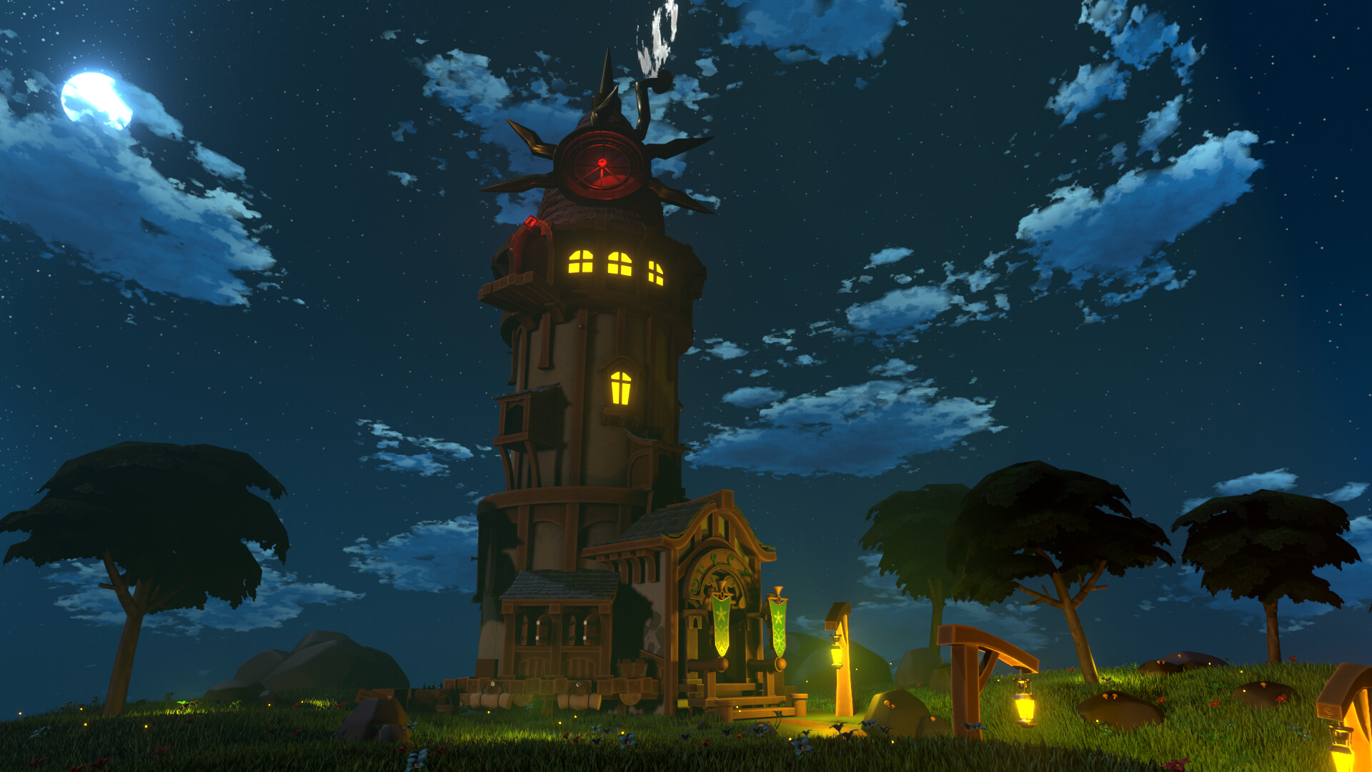 ArtStation - Stylized Mage Tower