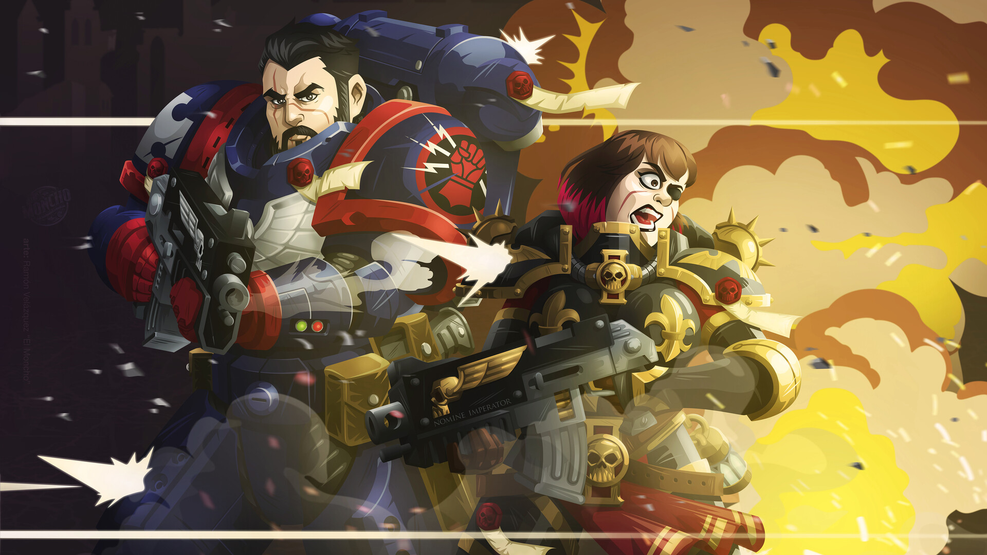 ArtStation - fan art of warhammer 40k universe