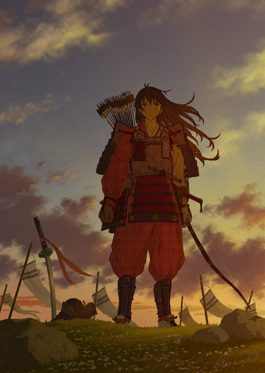 ArtStation - samurai girl