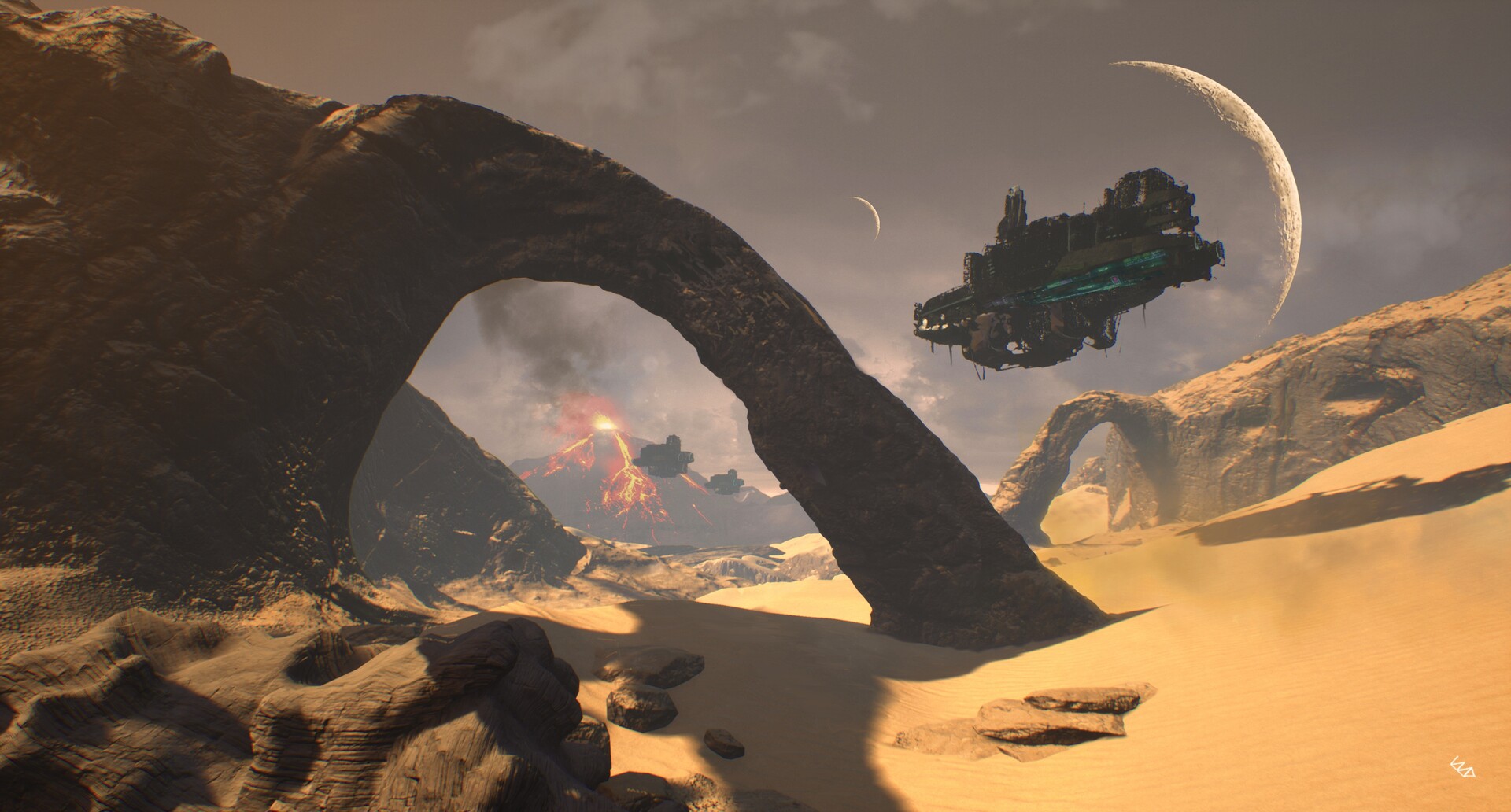 ArtStation - Magma vessels - daily artwork