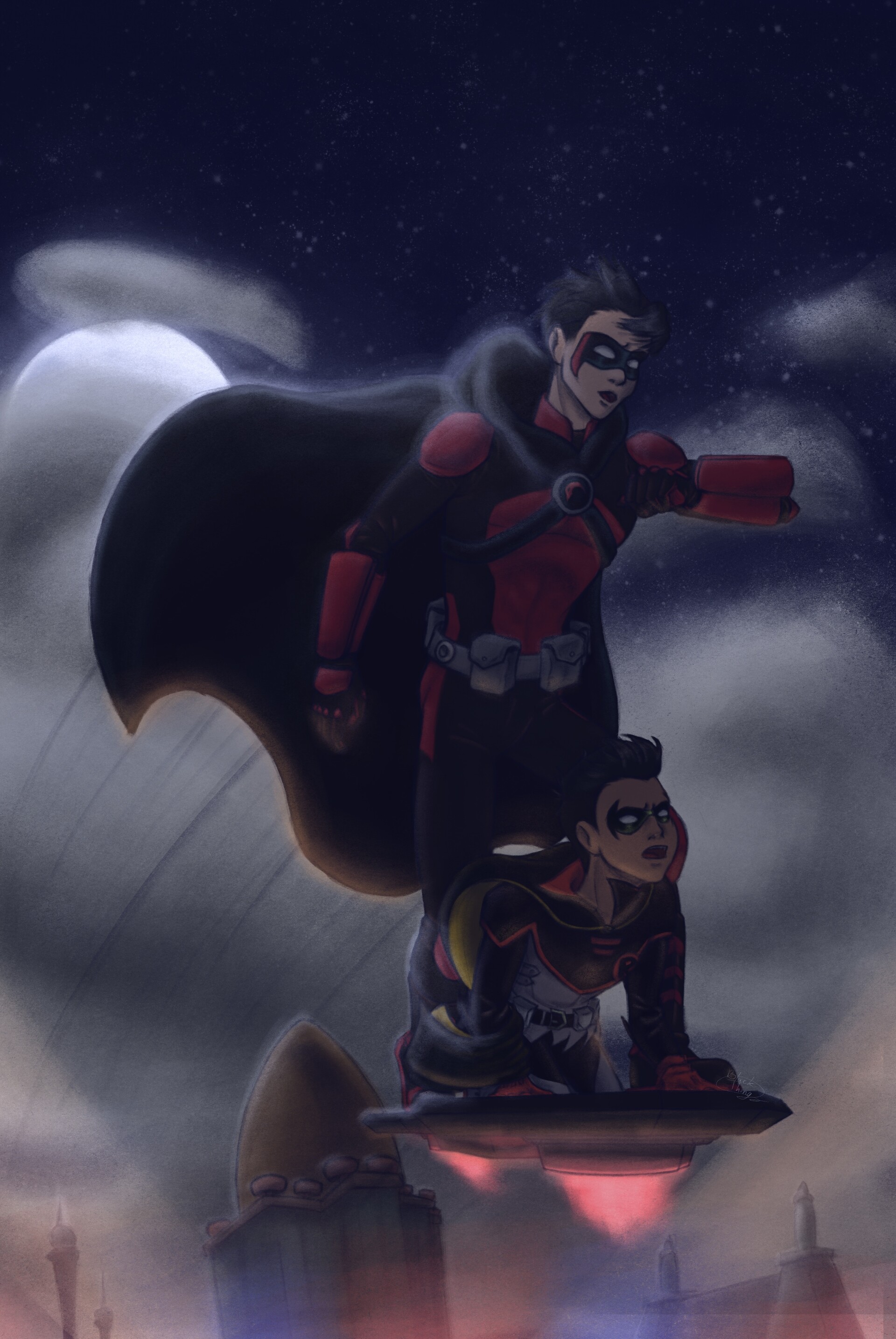 ArtStation - Robins On Their Way