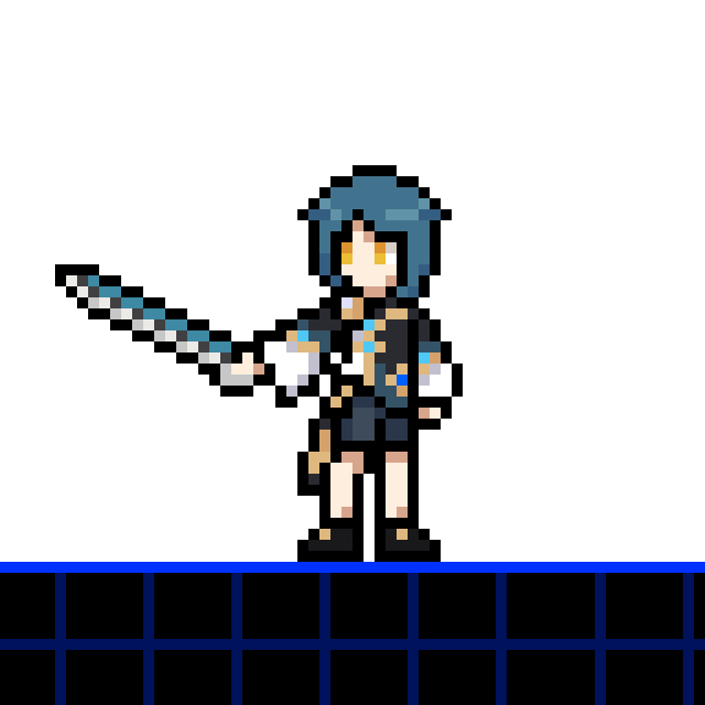 Riley Chiang - Xingqiu Sprite Animations