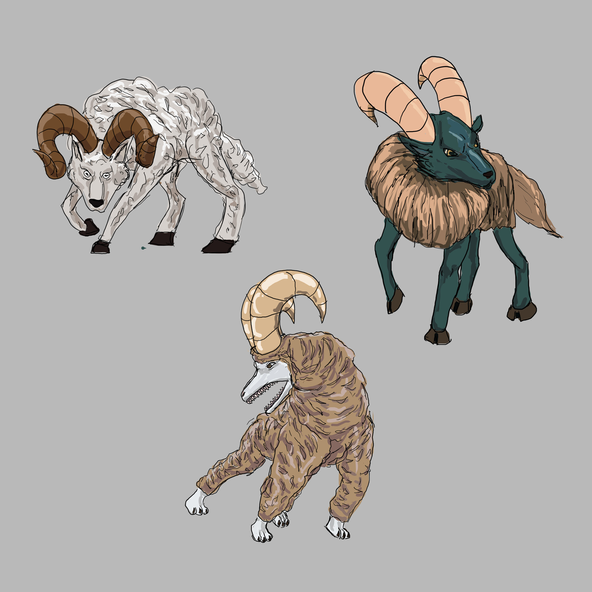 ArtStation - Animal Hybrids Exercize