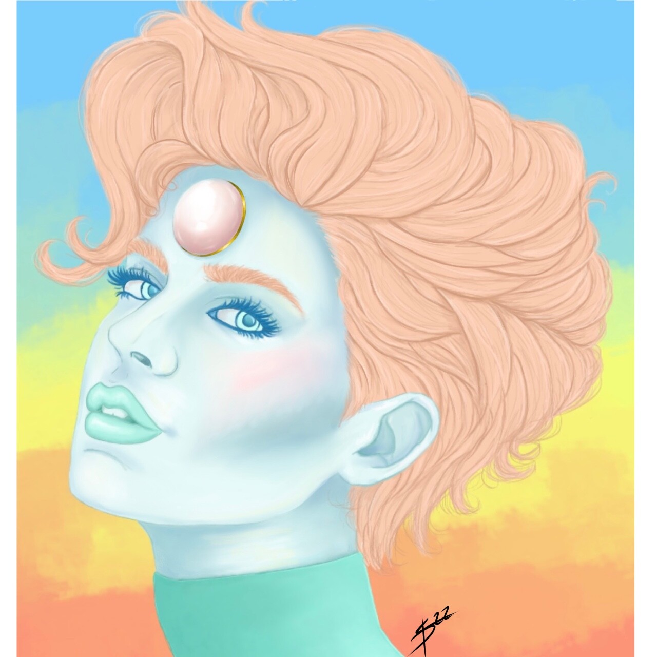 ArtStation - Pearl portrait