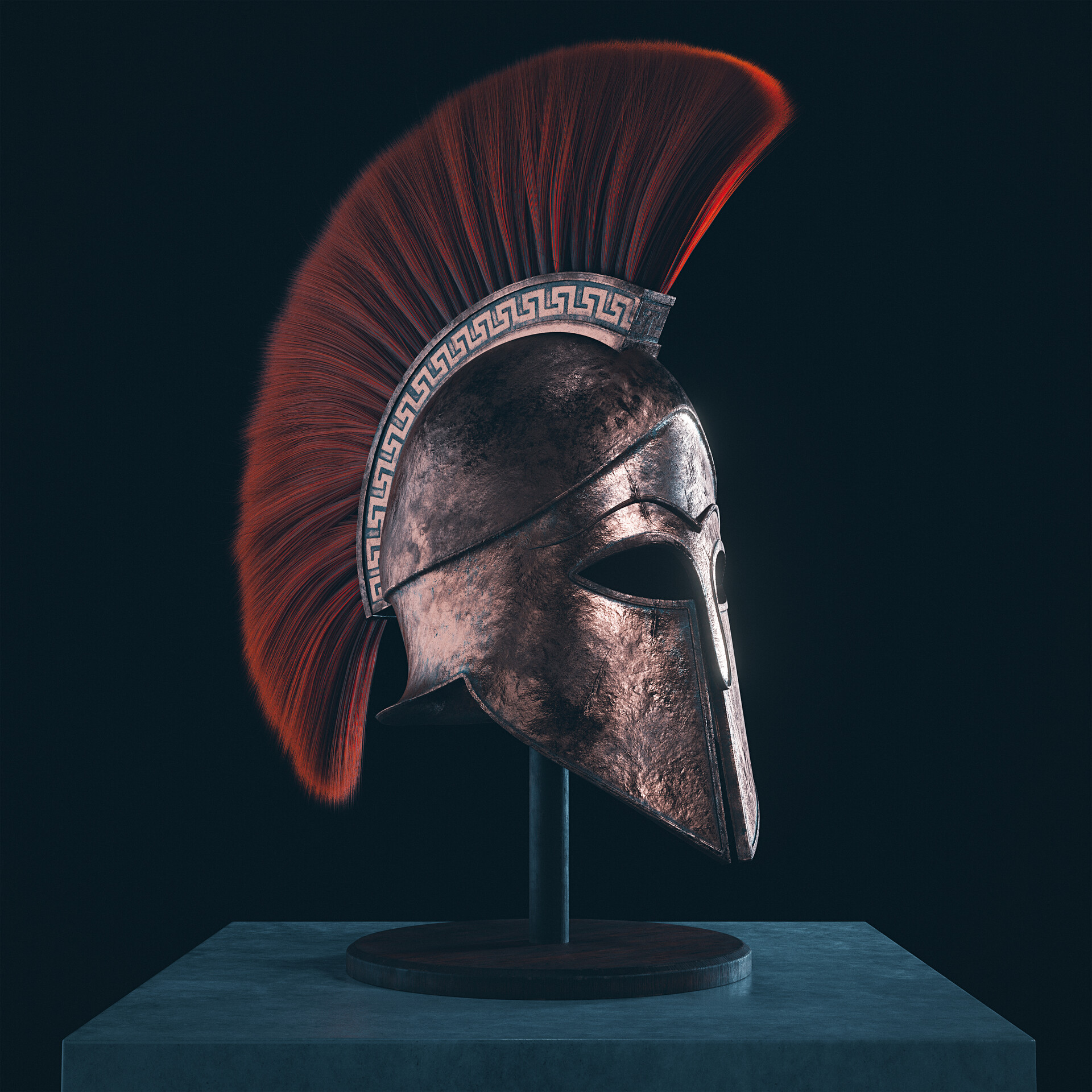ArtStation - Helmet of Dienekes