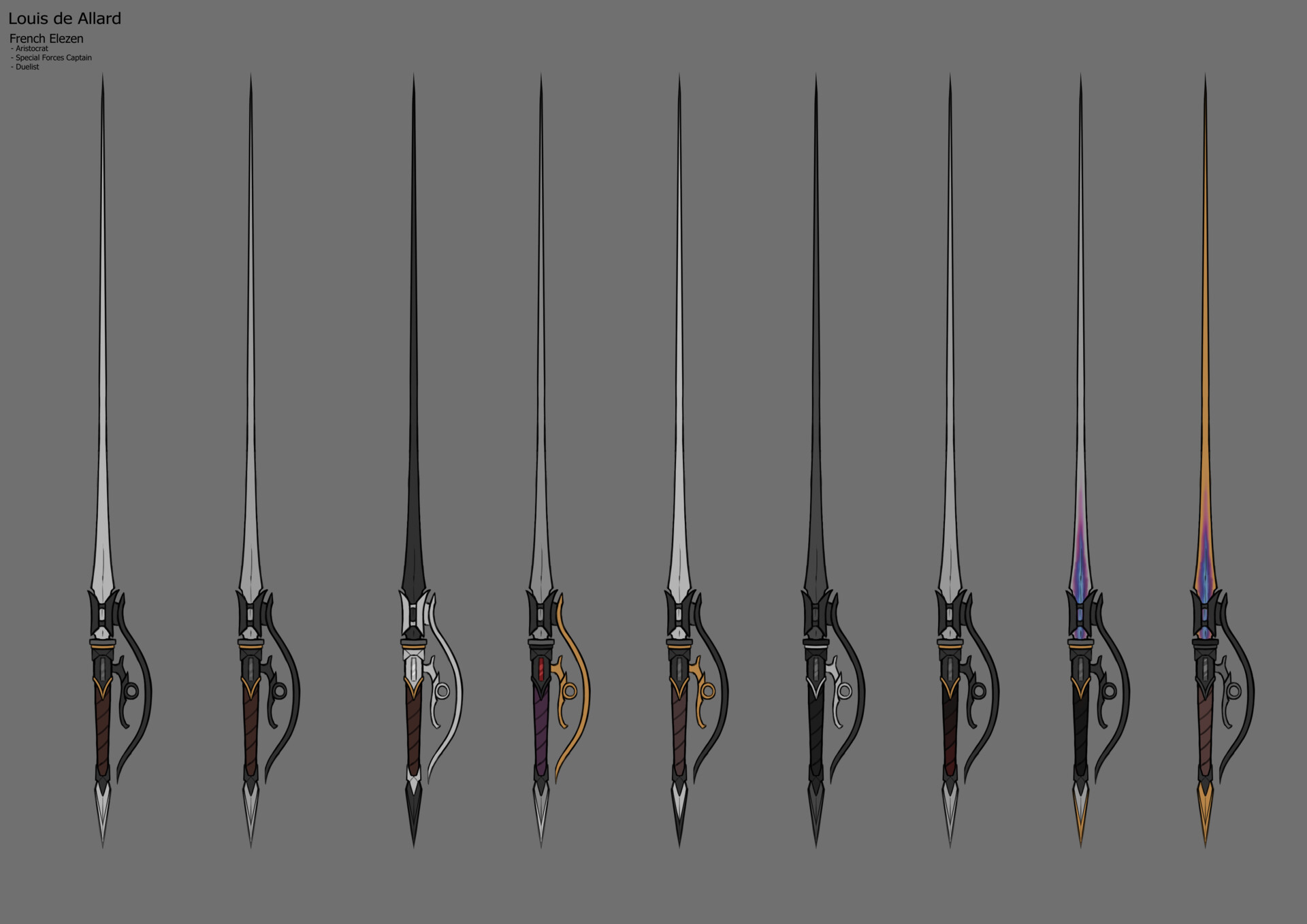 DetachedFox - Louis de Allard - GAD373 character concept