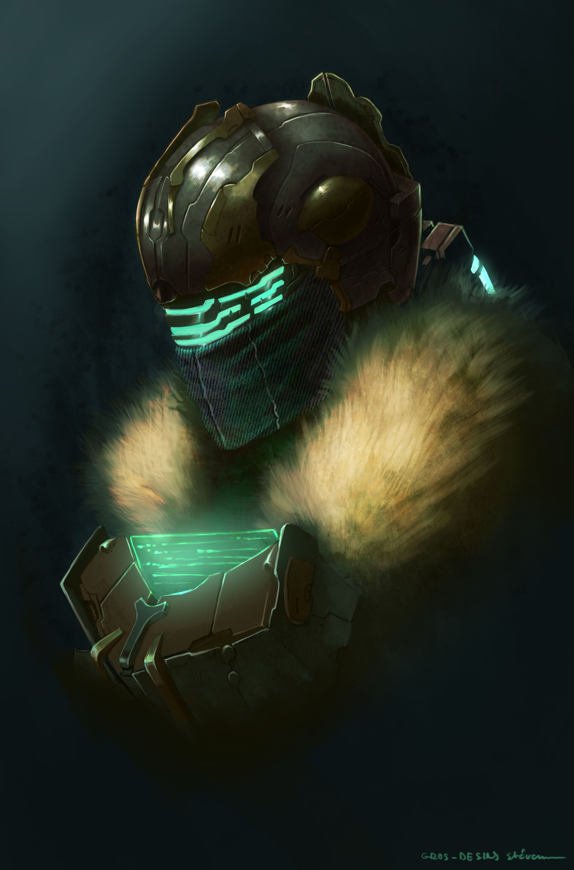 ArtStation - FanArt :Issac Clarke