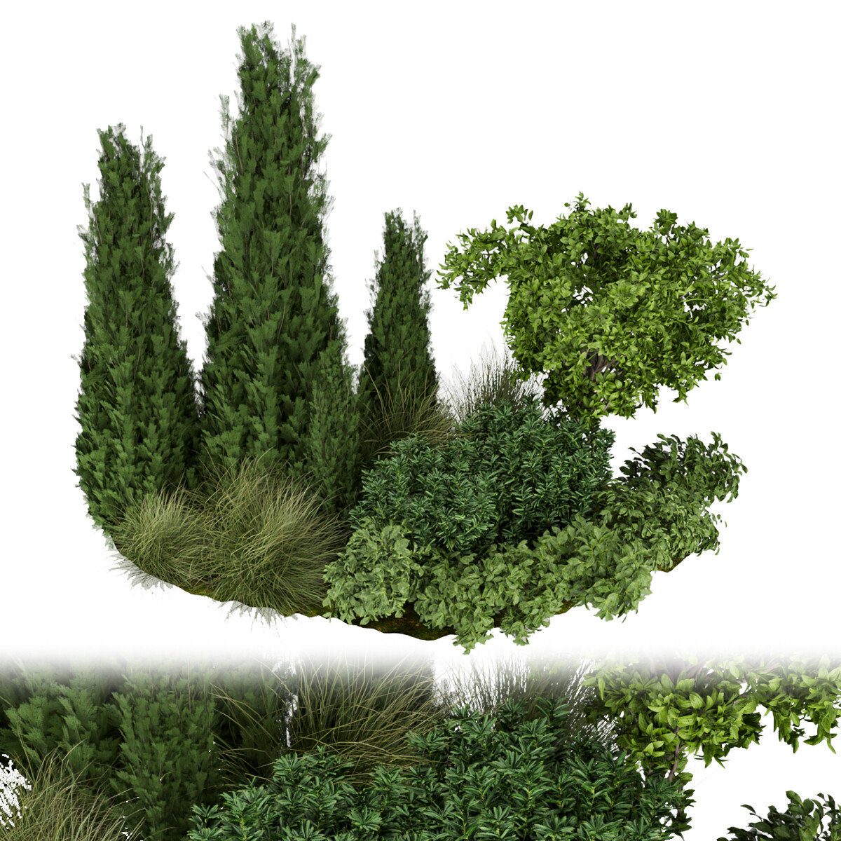 ArtStation - Collection plant vol 305 - outdoor - tree - grass - bush ...