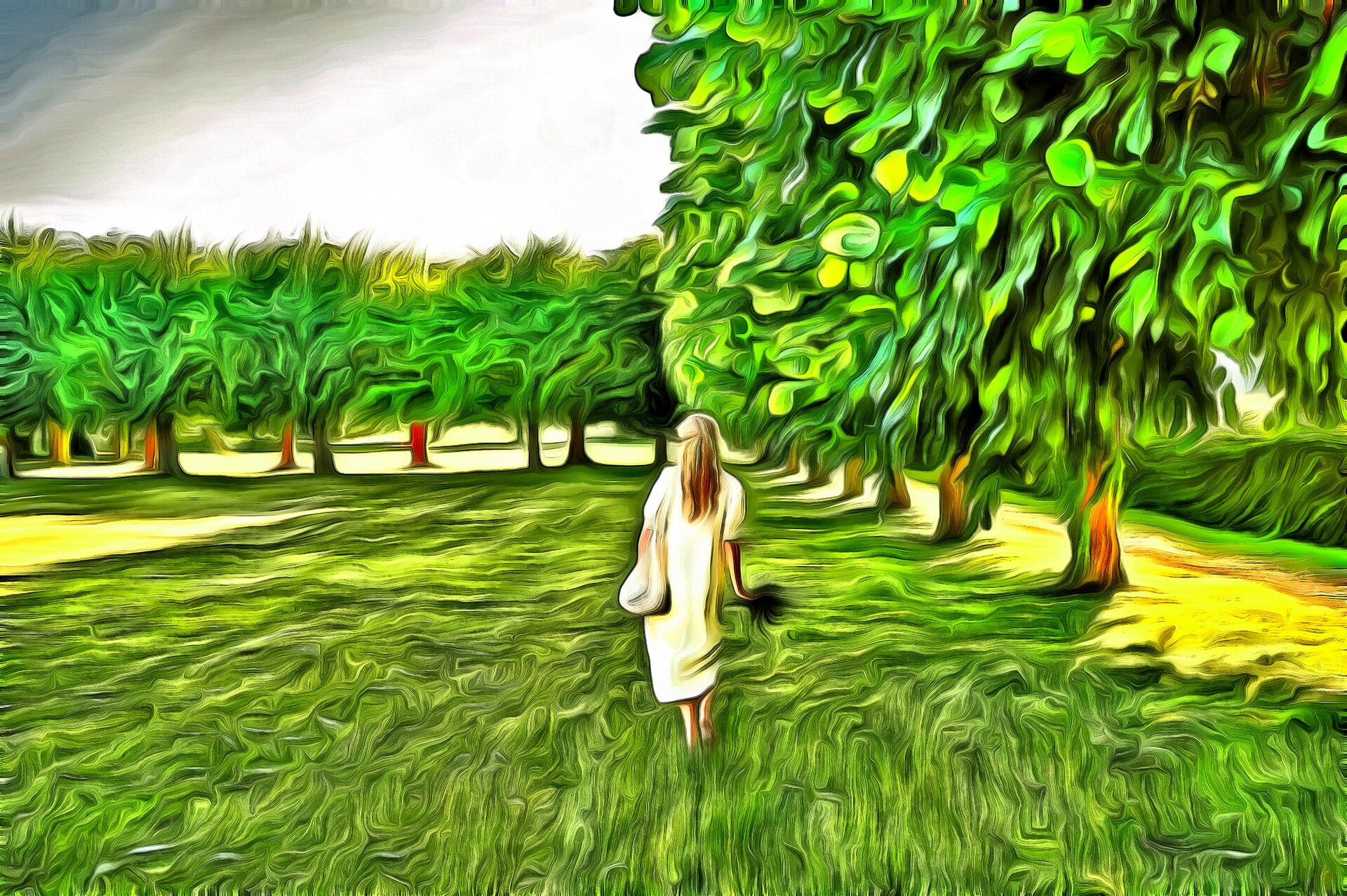 ArtStation - Girl And Natural